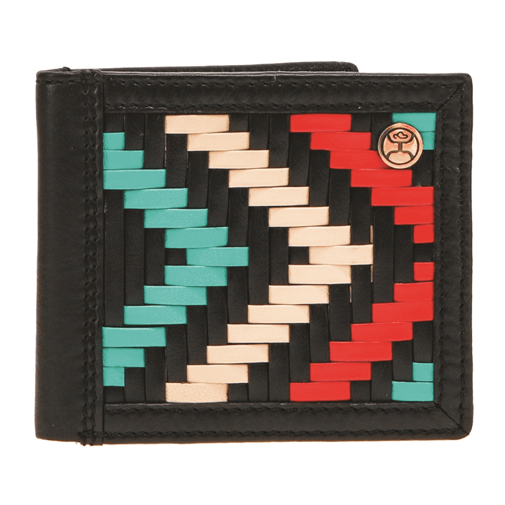 Hooey Hand Woven Leather Aztec - Accessories Wallet - Hbf010-Bkrd ...