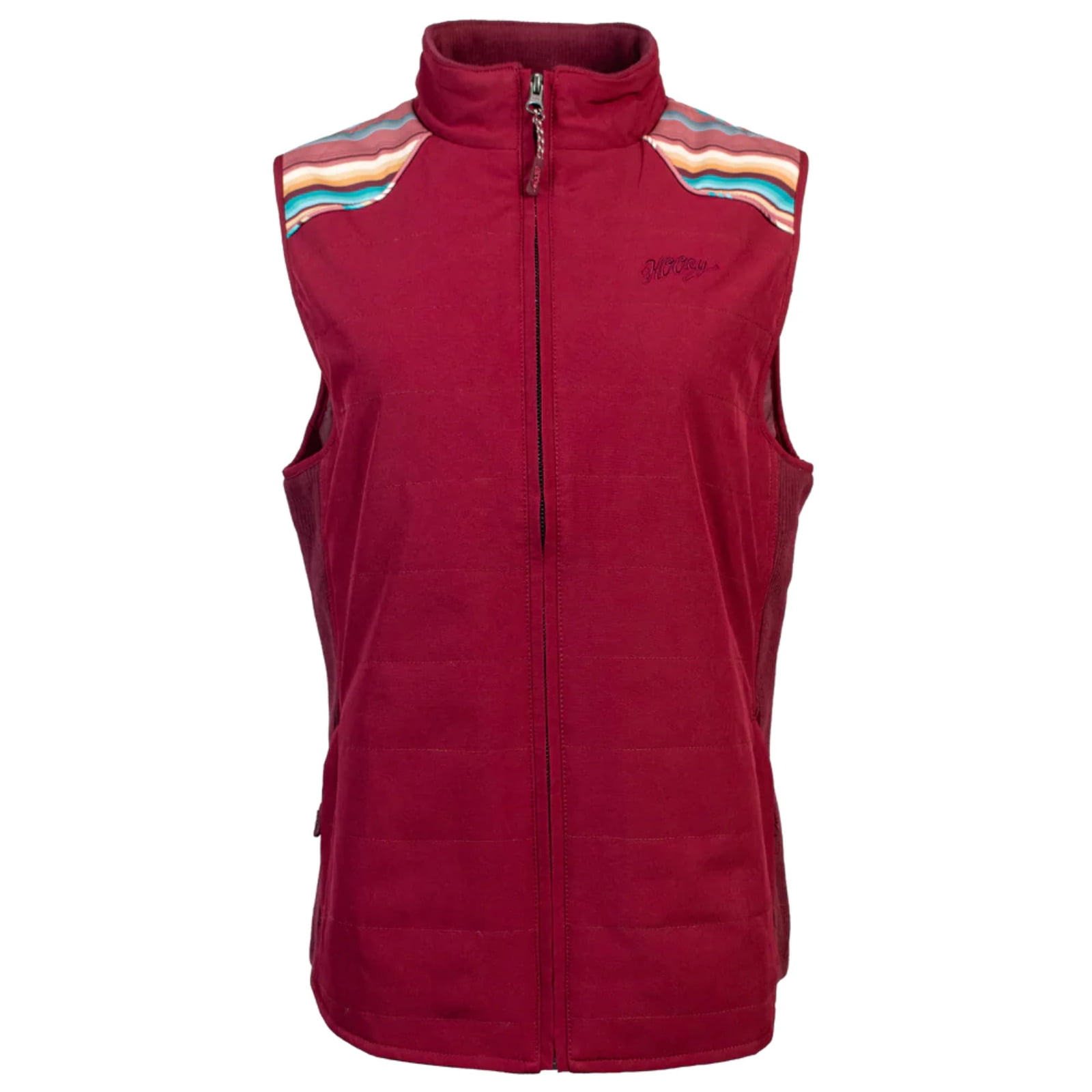 Hooey® Ladies Packable Burgundy Serape Vest HV098BUST - Walmart.com