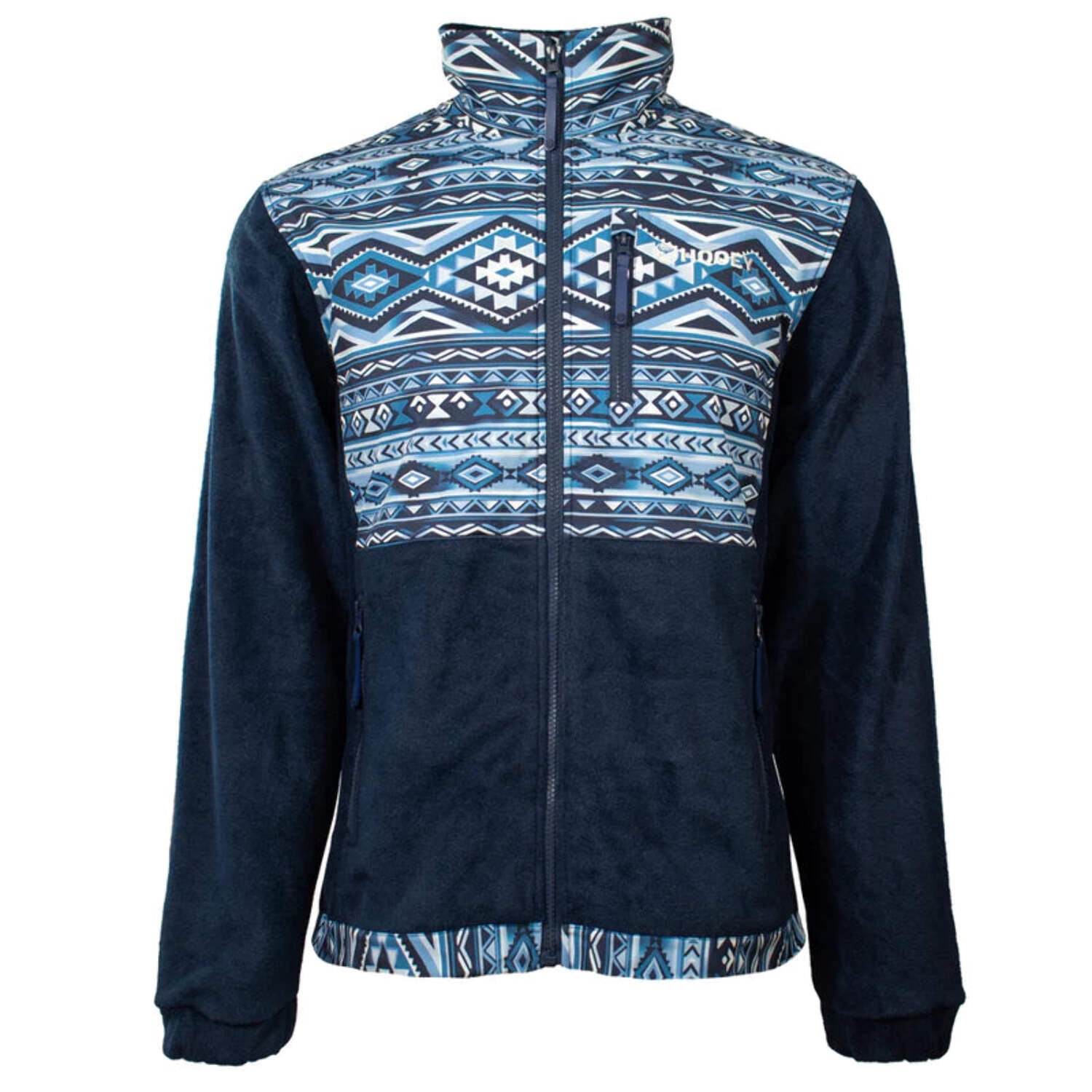 Hooey Men's Aztec Navy Tech Fleece Jacket HJ091NVAZ - Walmart.com