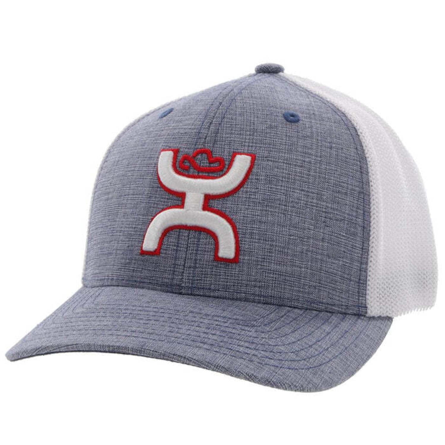 Hooey® Men's Coach 5-panel Denim White Flexfit Cap 2212DEWH - Walmart.com