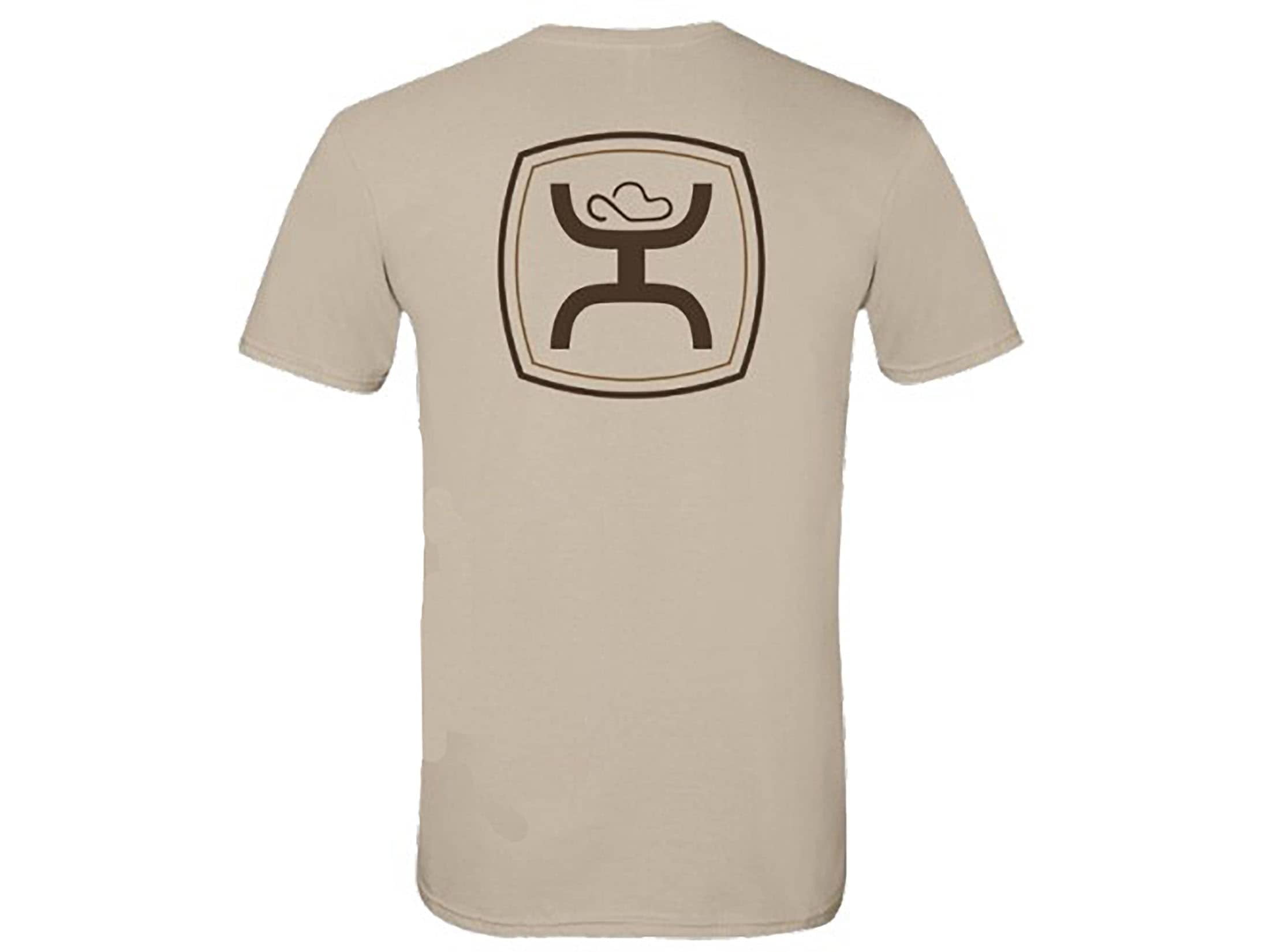 Hooey Men's Emblem Short Sleeve T Shirt Sand Medium - Walmart.com