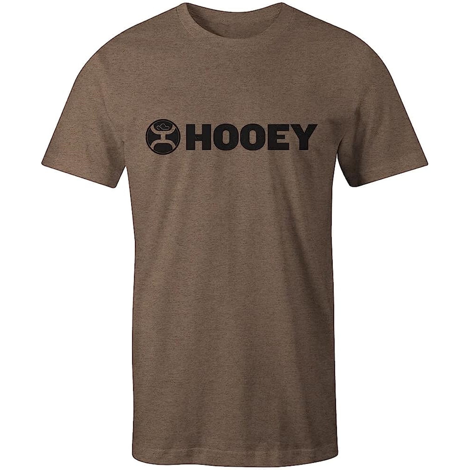 Hooey Men's Lock-Up Logo Brown T-Shirt HT1407BR - Walmart.com