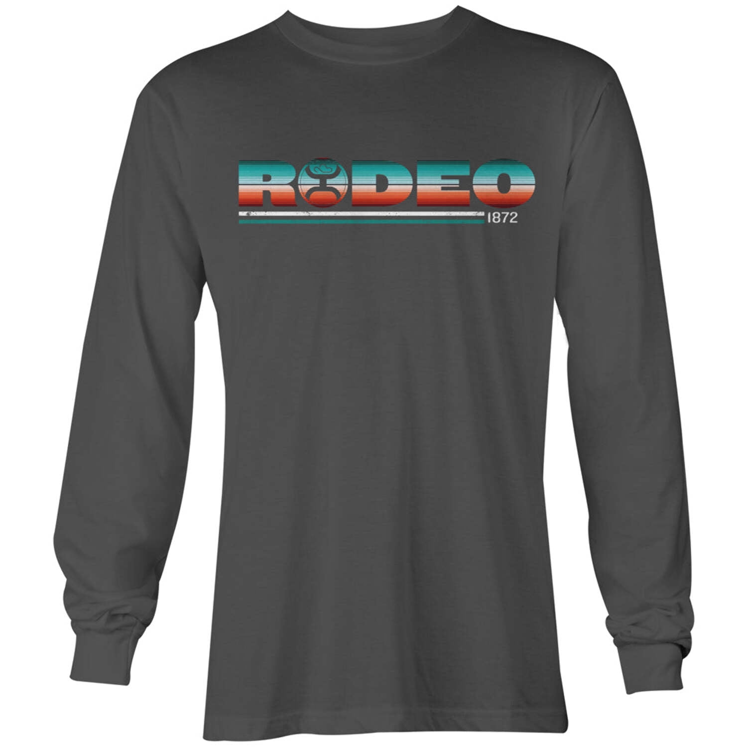Hooey Men's Rodeo Grey Long Sleeves With Serape Logo Shirt HT1536GY ...