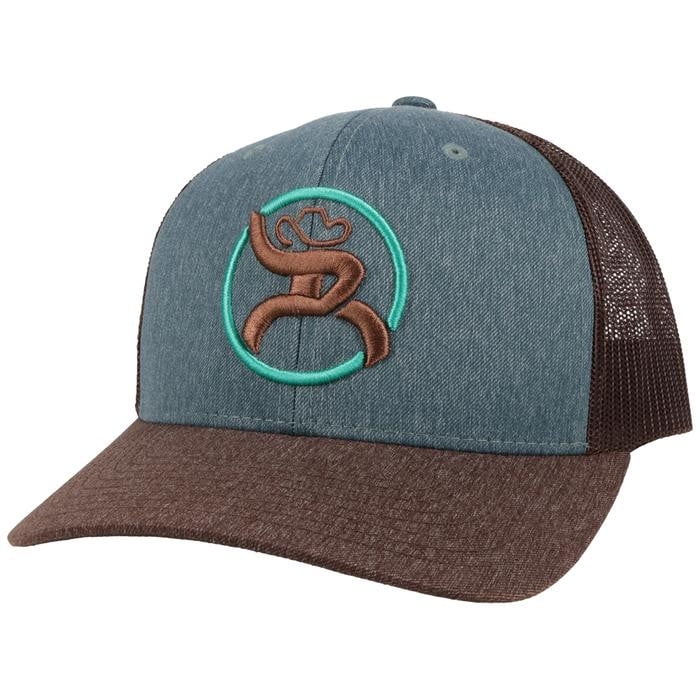 Hooey Men's "Strap" Brown and Blue Hat 4029T-BLBR - Walmart.com