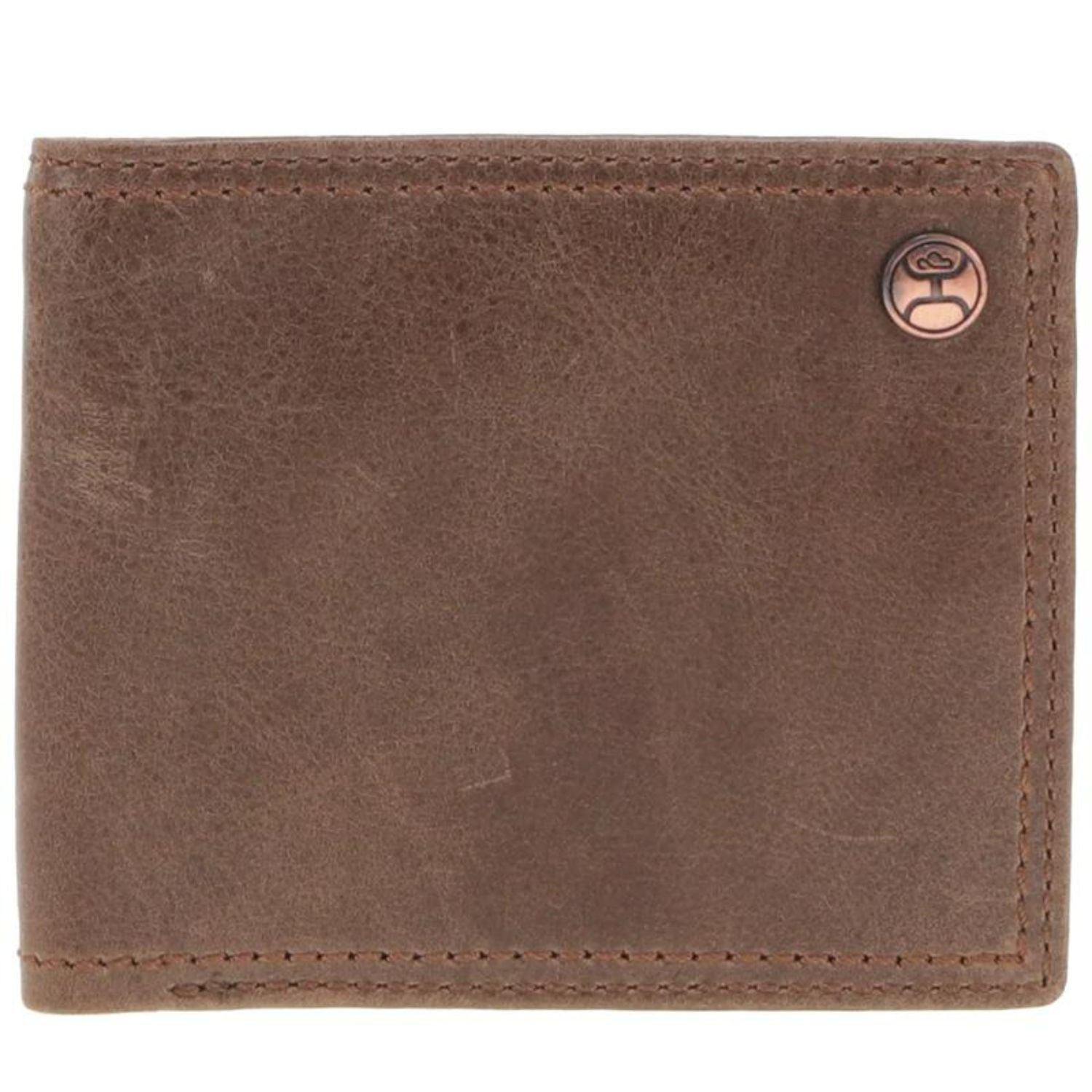 Hooey Mens Classic Smooth Leather Bifold Wallet - Walmart.com