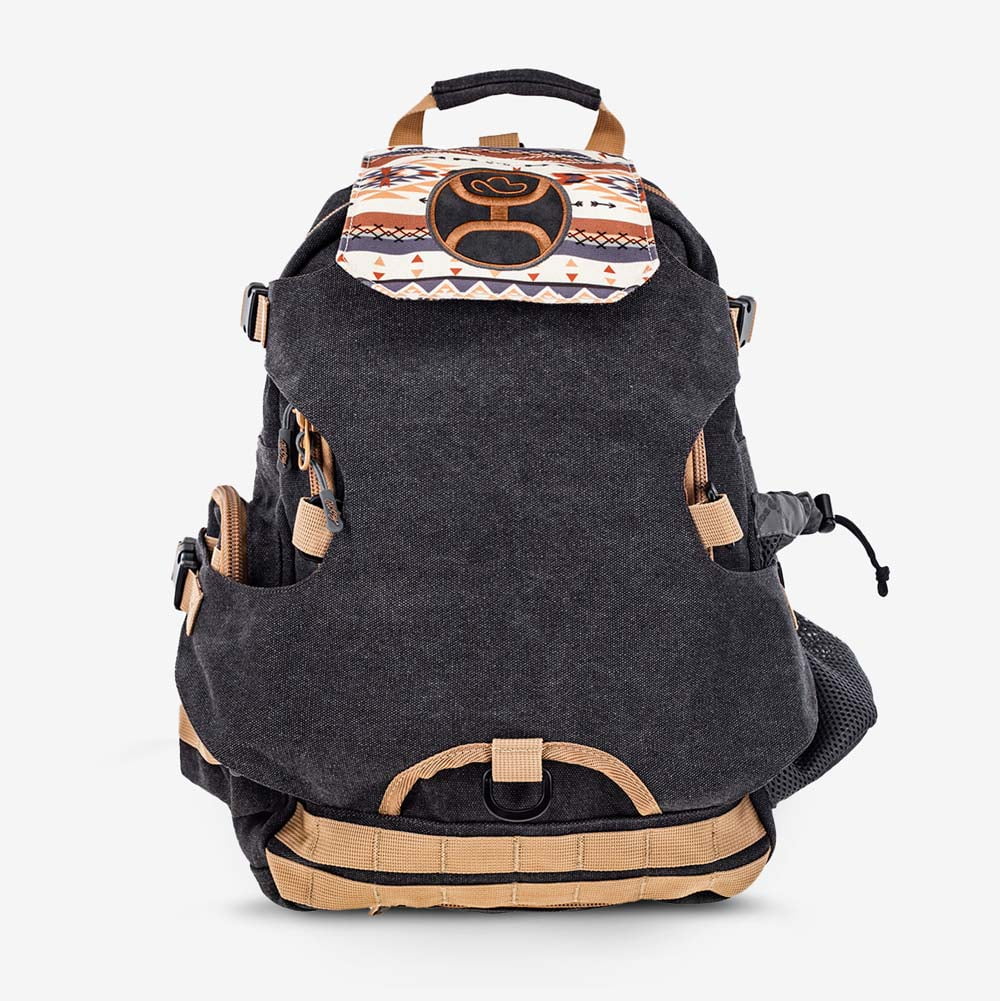 Hooey Mule Charcoal Grey Tan Aztec Backpack BP065CHTN - Walmart.com