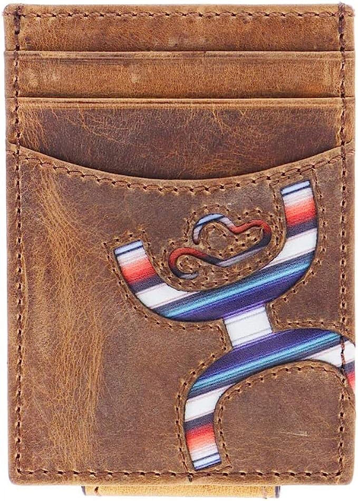 Hooey® Original Laser Cut Logo Tan Money Clip Wallet HMC013-TNSP - Walmart.com