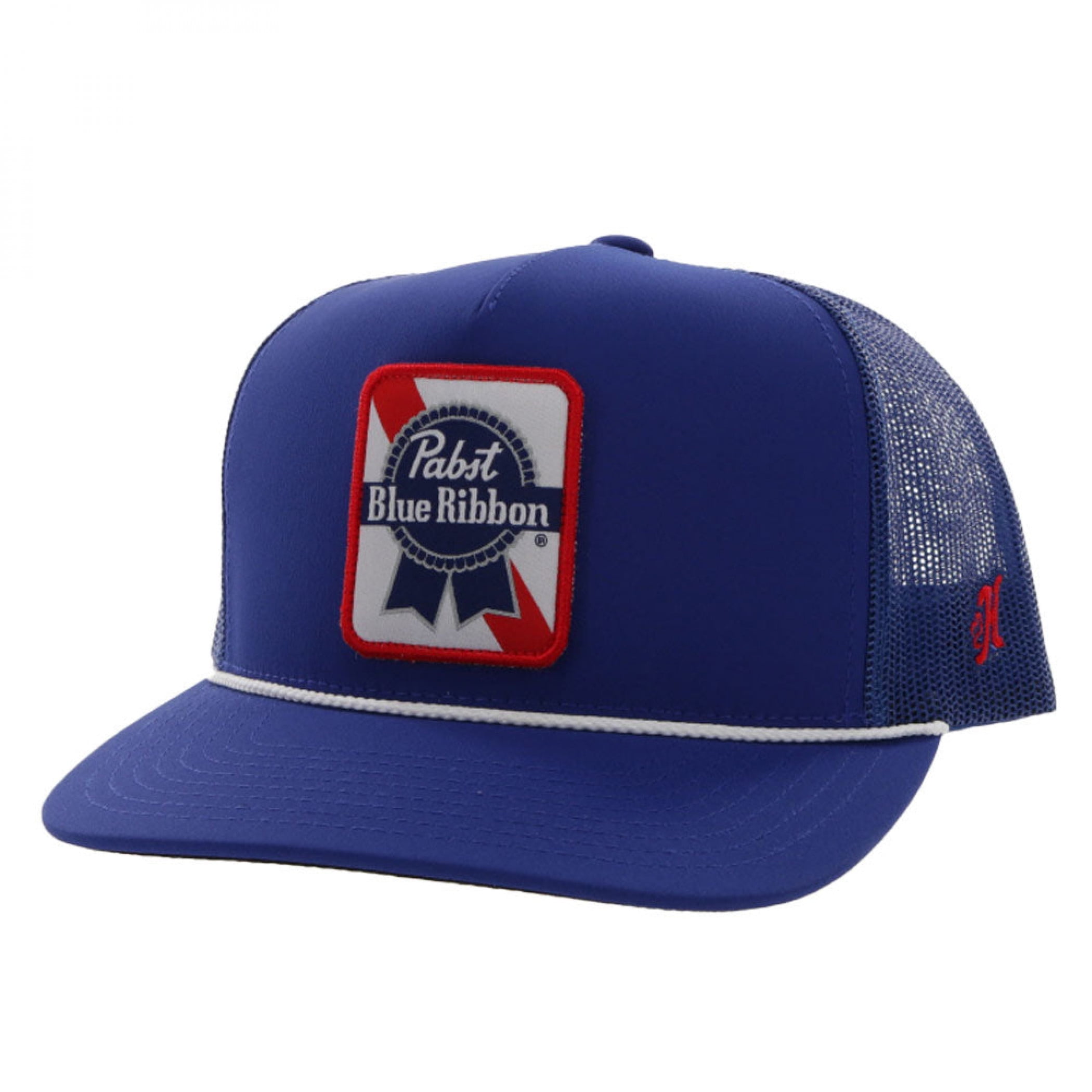 Official Pabst Blue Ribbon Embroidered Logo Snapback Hybrid Bill ...