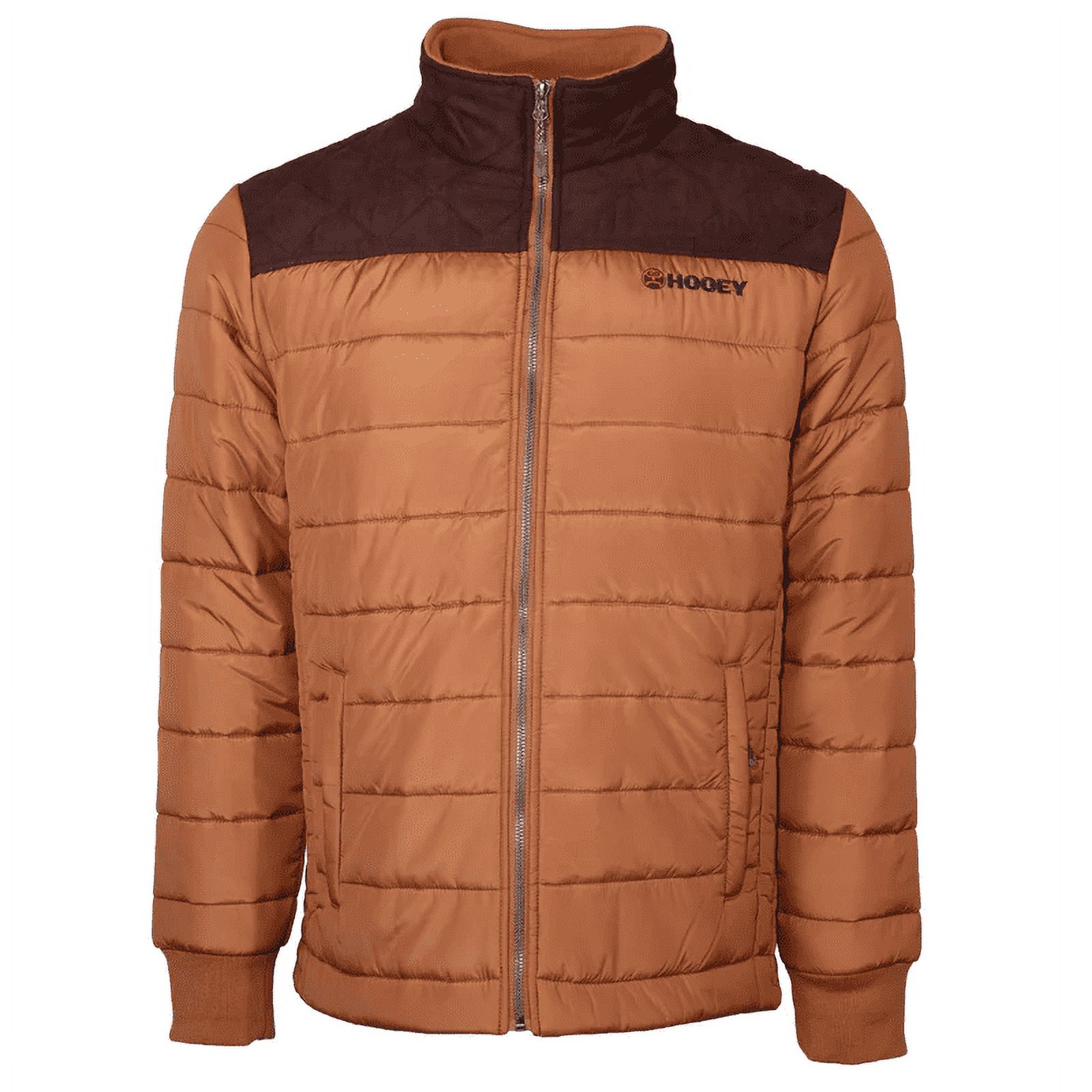 Hooey Puffer Brown Tan Yoke - Mens Jacket - Hj117Tnbr - Walmart.com