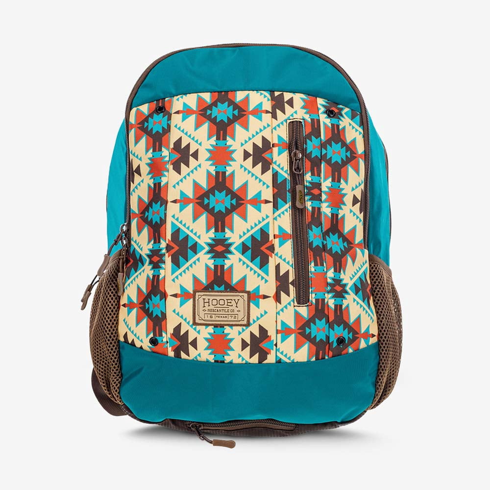 Hooey Rockstar Aztec Turquoise Backpack BP062AZTQ - Walmart.com