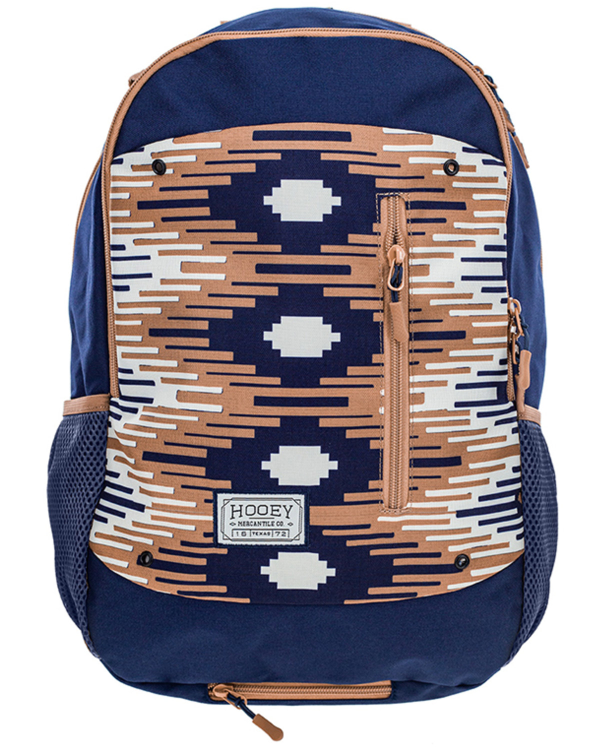 Hooey Unisex Rockstar Southwestern Print Logo Backpack Navy One Size ...