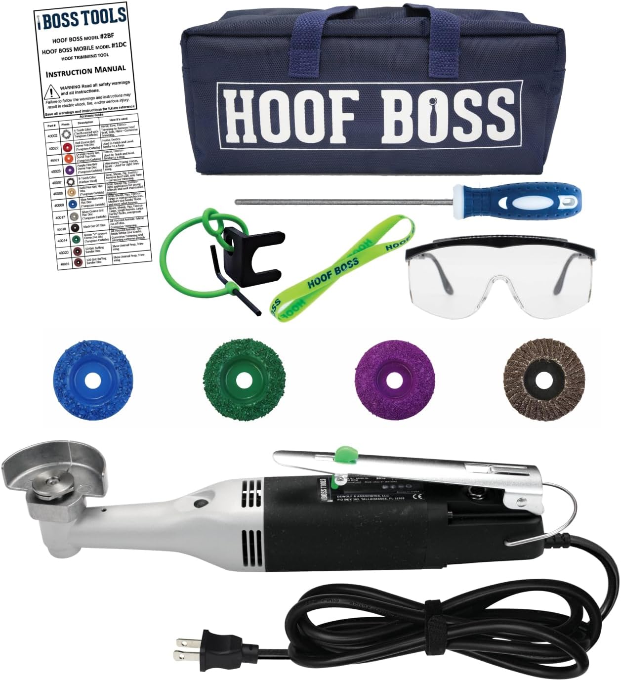 Hoof Electric Pig Hoof Trimmer Kit, 110V US — Rotary Hoof Grinder for ...