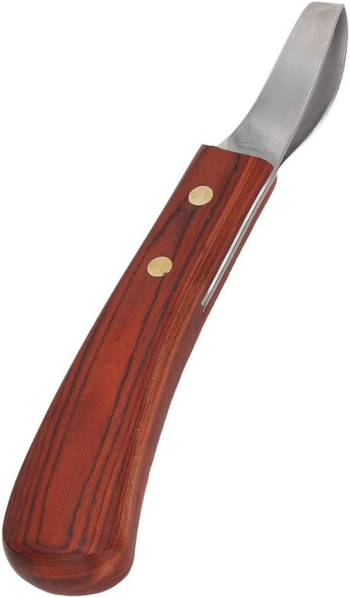 Hoof Knife,Goat Hoof Trimmers,Hoof Knife with Wooden Handle,Double ...