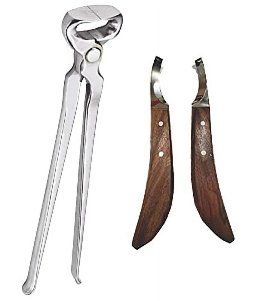 Hoof Nipper 12" and Farrier hoof de Knives Hoof Knife Set - Walmart.com