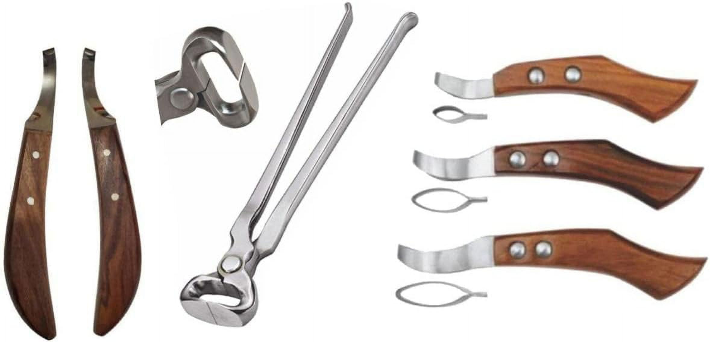Hoof Nipper 14" and Farrier hoof de Knives & Loop Knives Hoof Knife Set ...