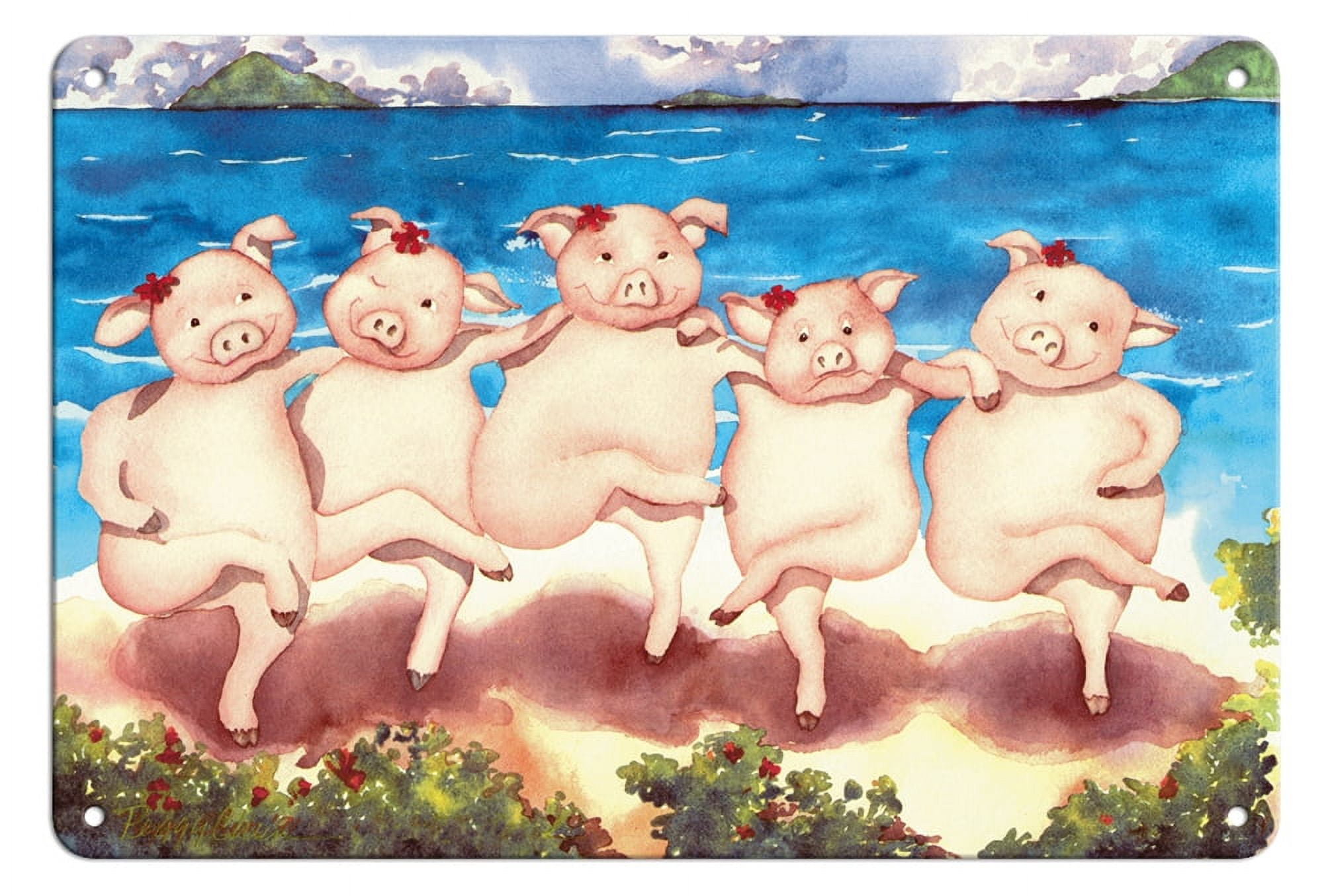 Hoofin It - Dancing Hawaiian Pigs (Pua’a) - From an Original Hawaii ...