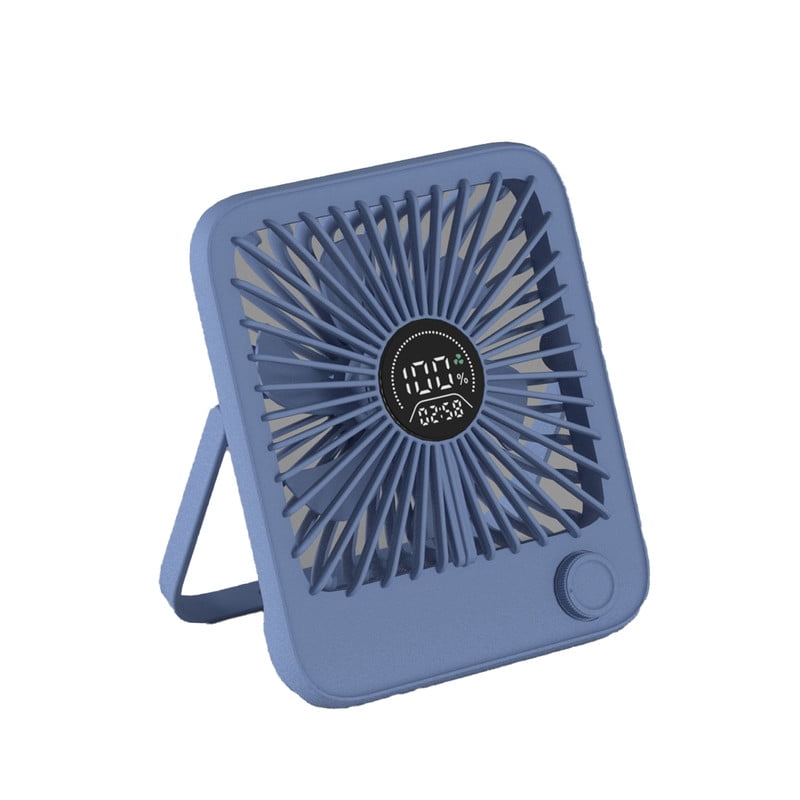 Hoofun Ultra-Quiet Desk Fan with 120° Wide-Angle Airflow, Rechargeable ...