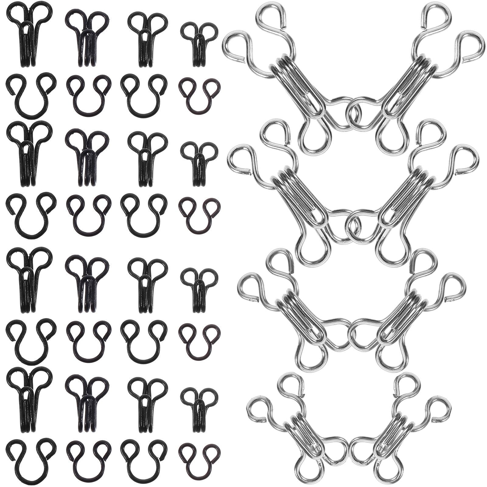 Hook 100 Pcs Clothing Fasteners Bra Connector Buckle Hooks Invisible ...