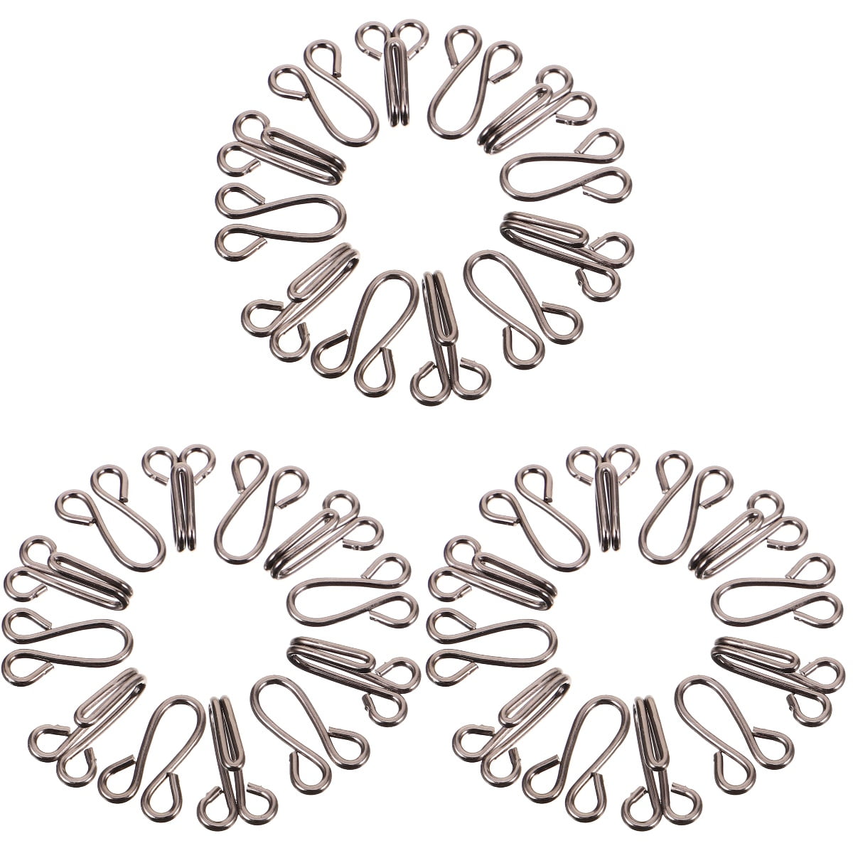 Hook 90 Pcs Metal Hooks Costume Accessories Sew On And Eye Sewing ...