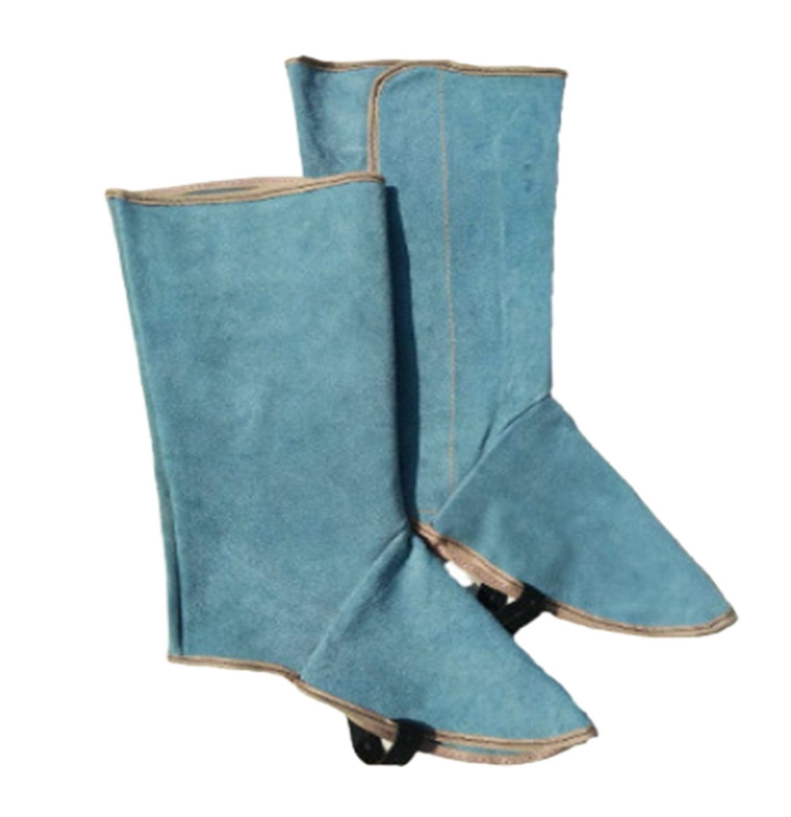 Hook And Loop Welding Leather Long Shoes Boots Leather Welding Fire ...