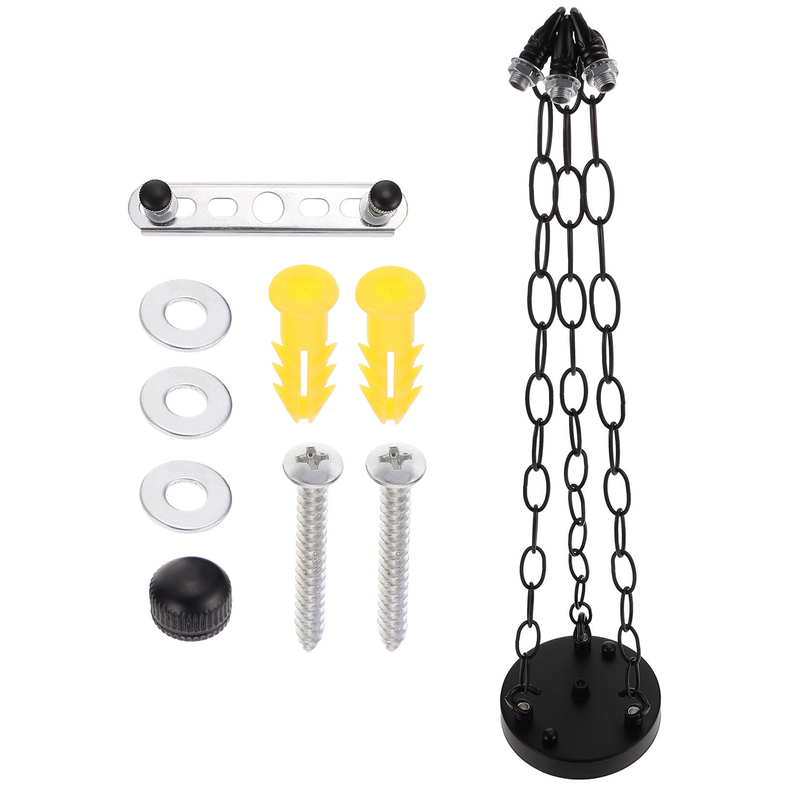 Hook Base Lamp Ceiling Hanging Chain Vintage Chandelier Canopy ...