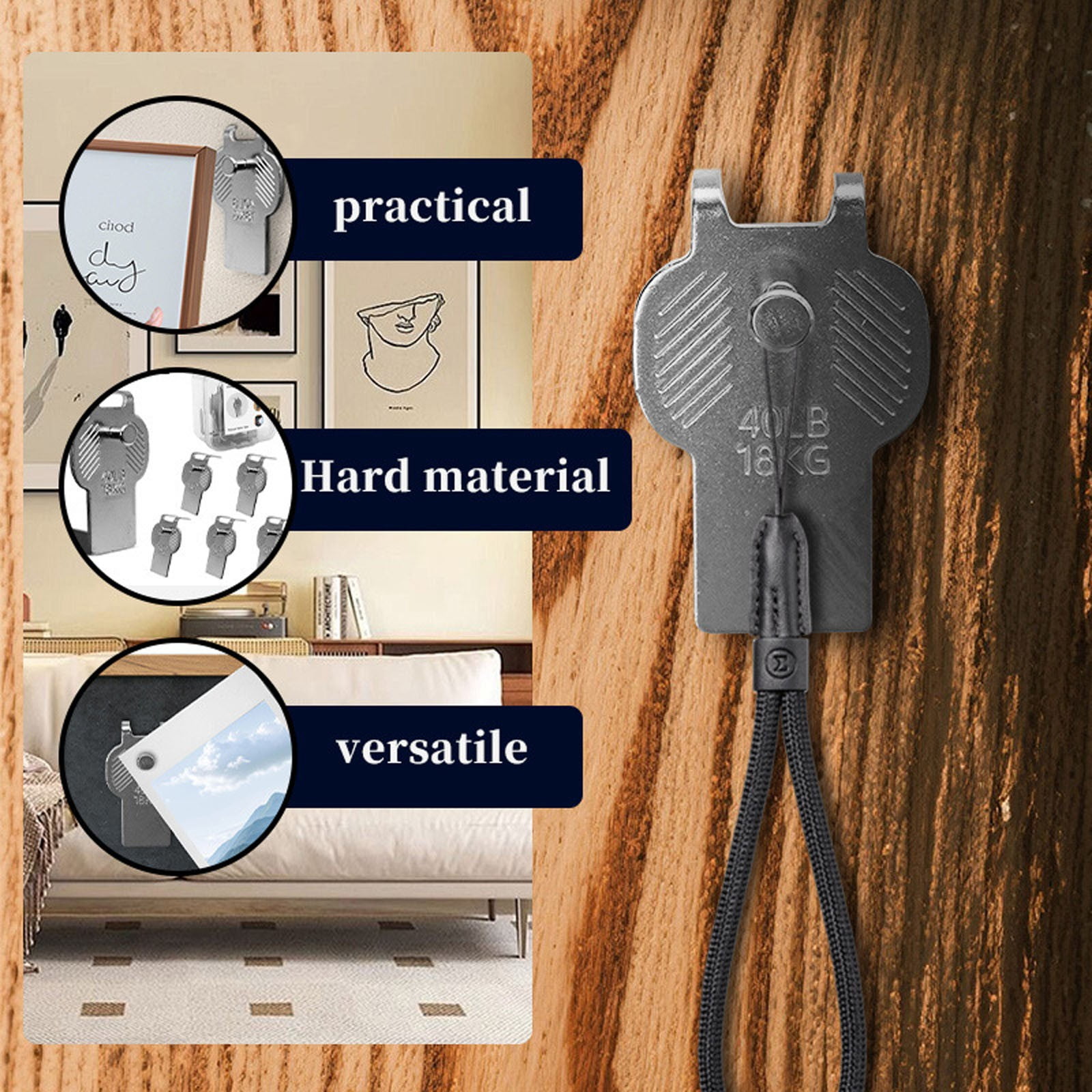 Hook Claw Wall Hook Metal Organizer | Decorative Wall Mount Coat Hat ...