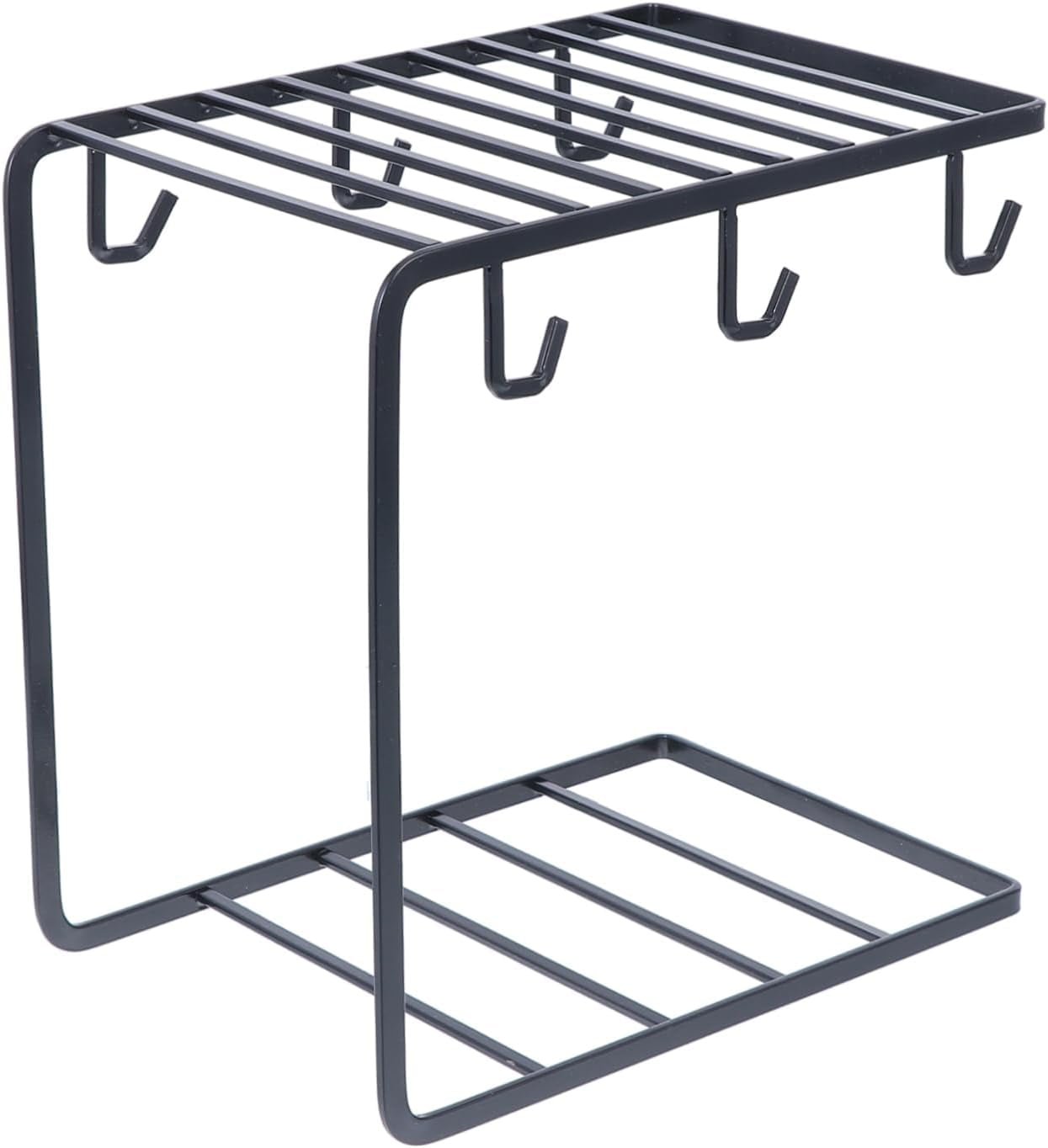 Hook Cup Display Rack Simple Iron Mug Holder with Draining Design for ...