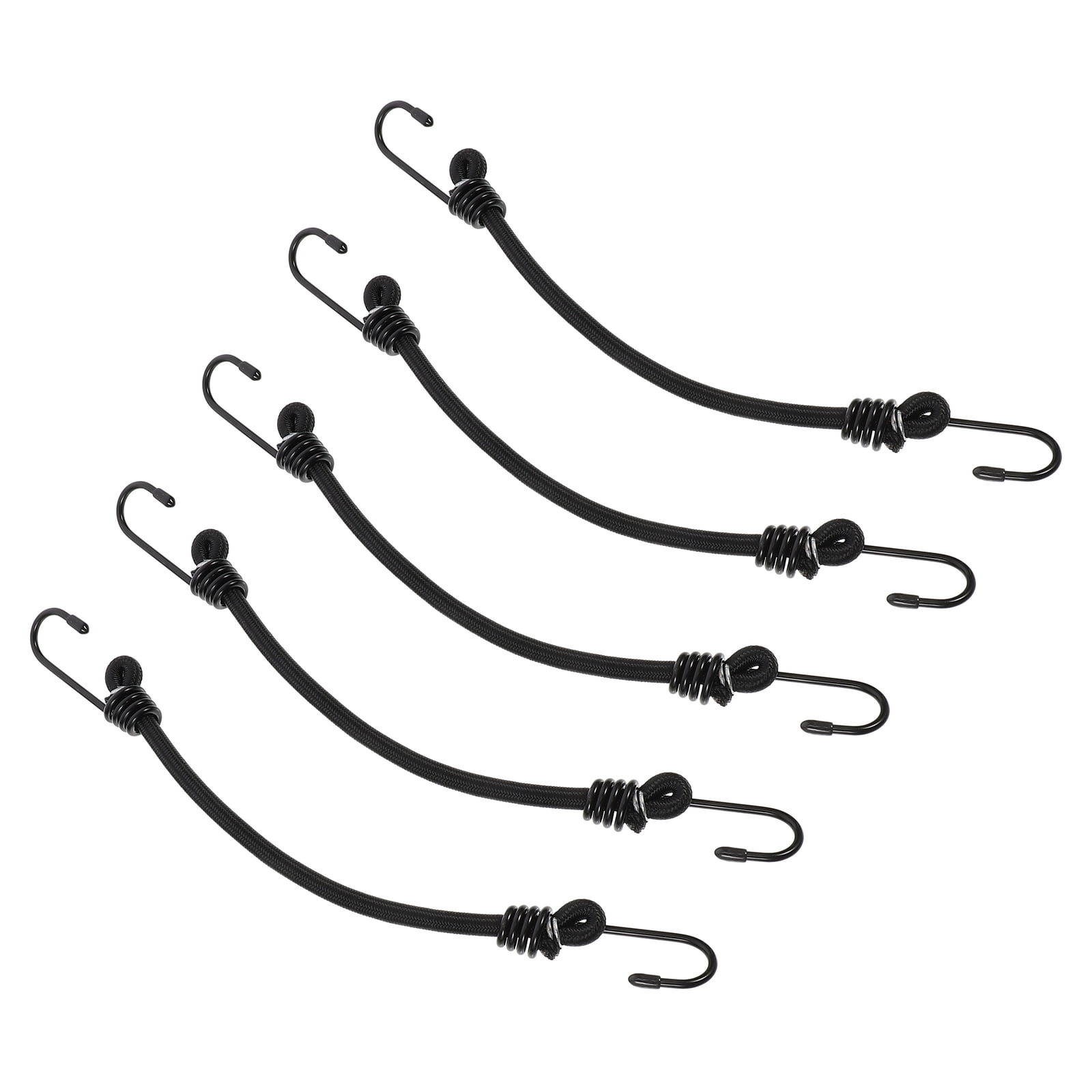 5pcs Elastic Bungee Cords with Hooks Ropes Straps for Luggage Fixing ...