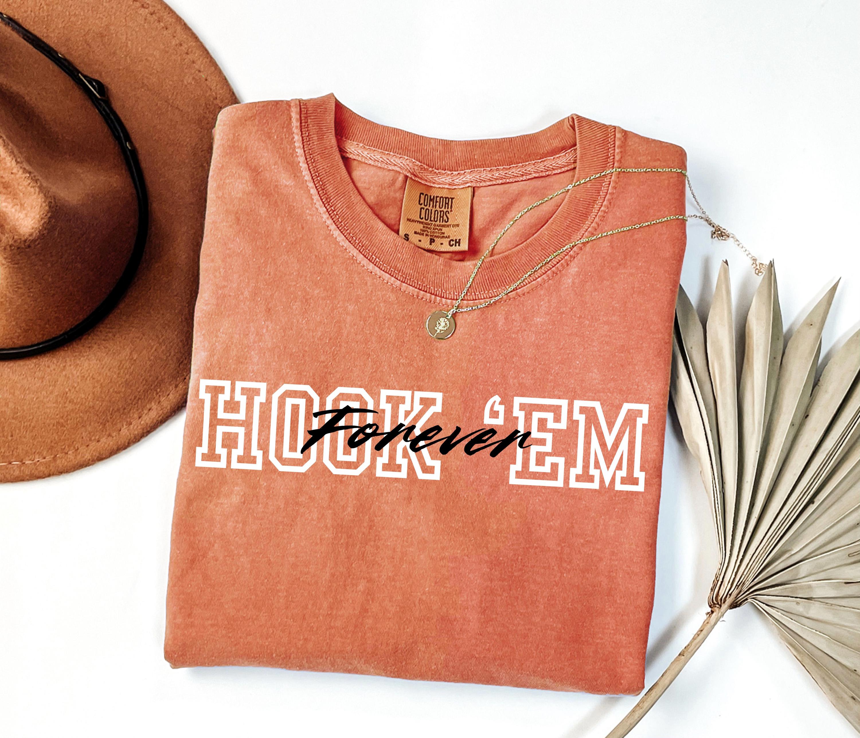 Hook Em Shirt, College Football Shirt, Fall Sports, Football Season ...