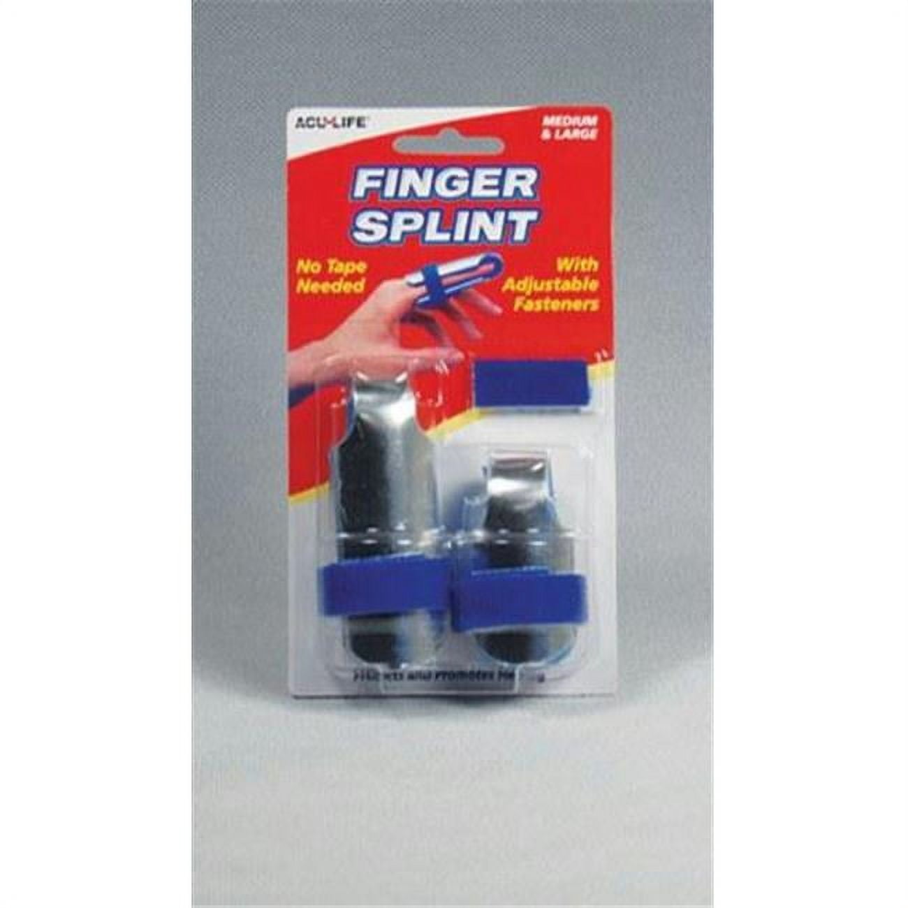 Hook Eye Adhesive Finger Splint 2-Pack Fold-Over (1-2 & 1-3 ) - Walmart.com