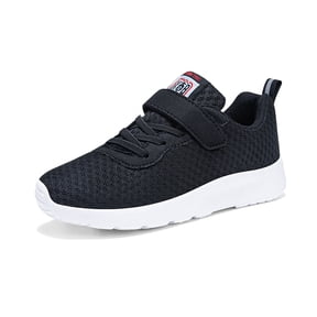 Black Sneakers for Girls, Boys, Tennis Shoes for Kids & Toddlers Size ...