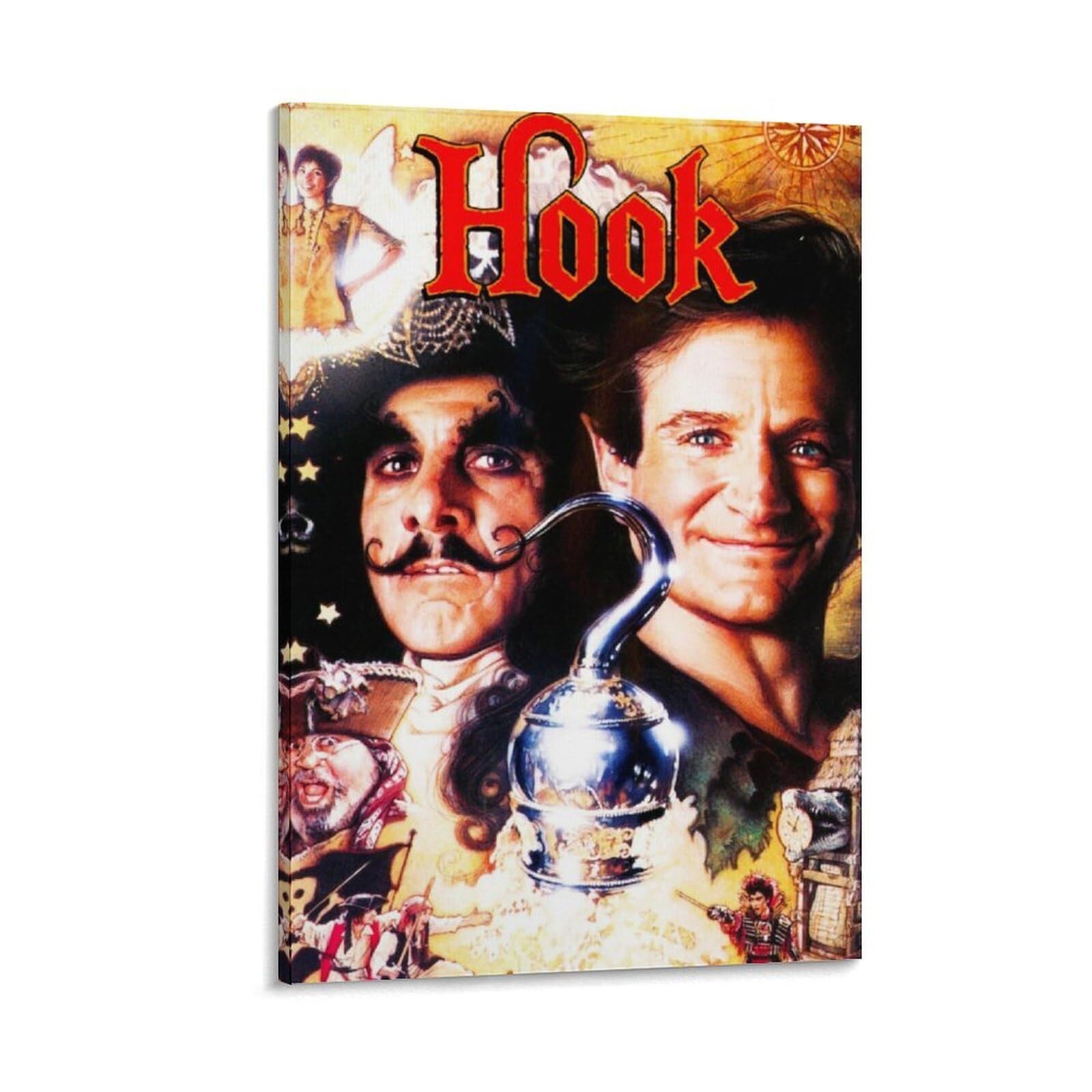 Hook Movie Posters Decorative Painting Canvas Wall Art Living Room ...