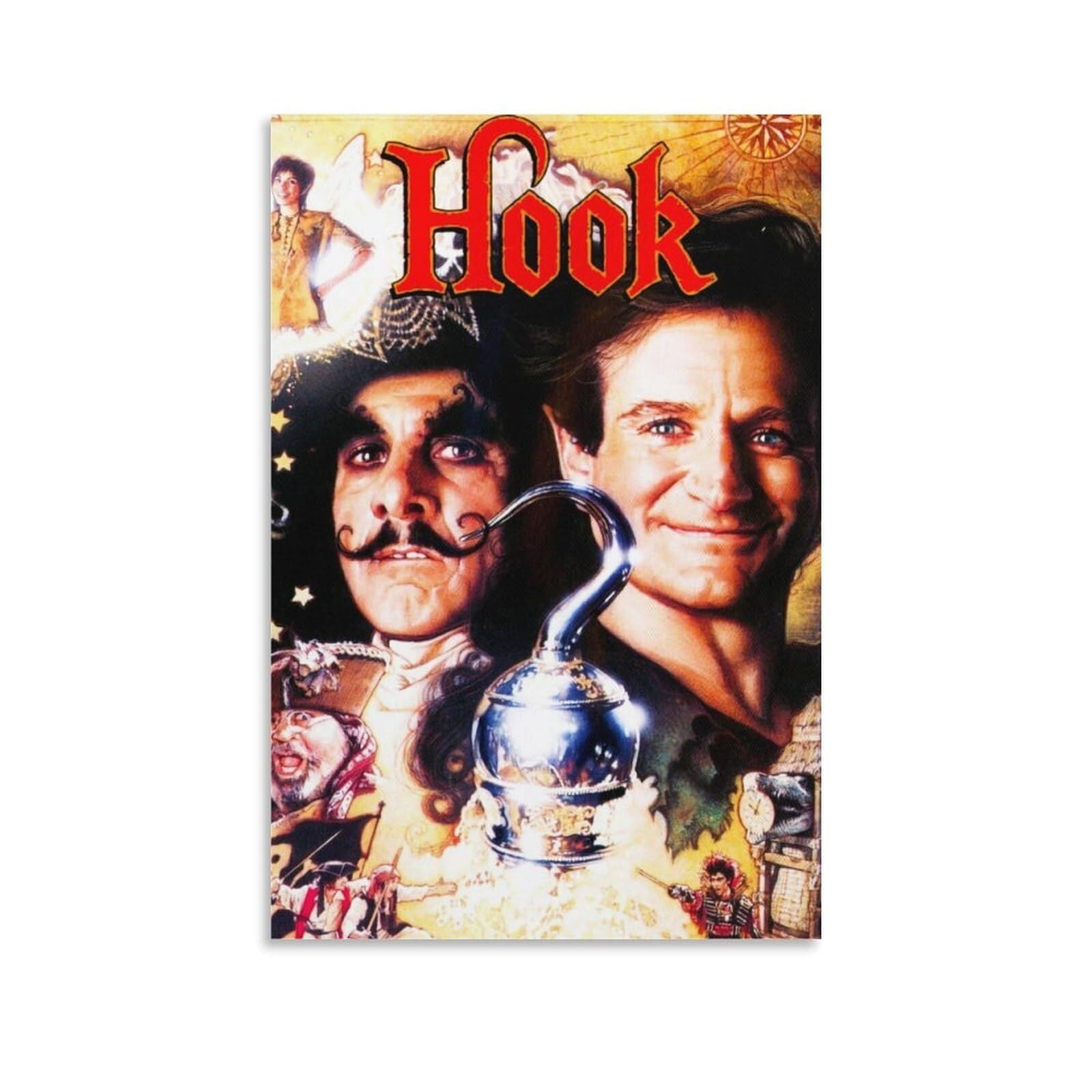 Hook Movie Posters Decorative Painting Canvas Wall Art Living Room ...
