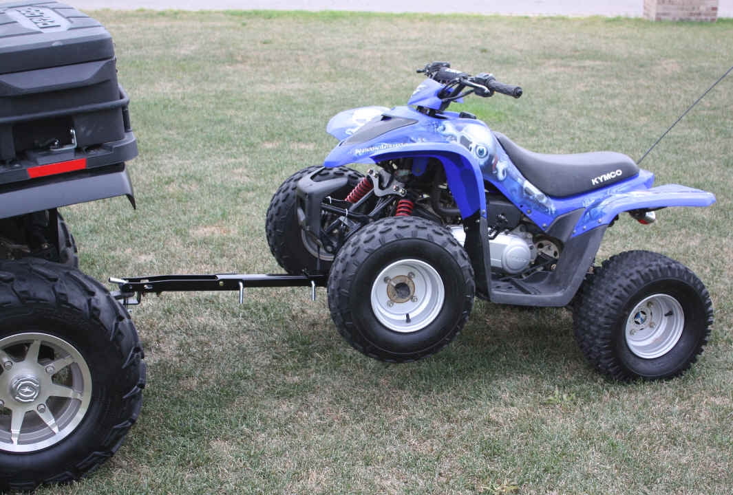 Hook-N-Go Youth ATV Tow Bar Hitch, Diamond J Customs - Walmart.com