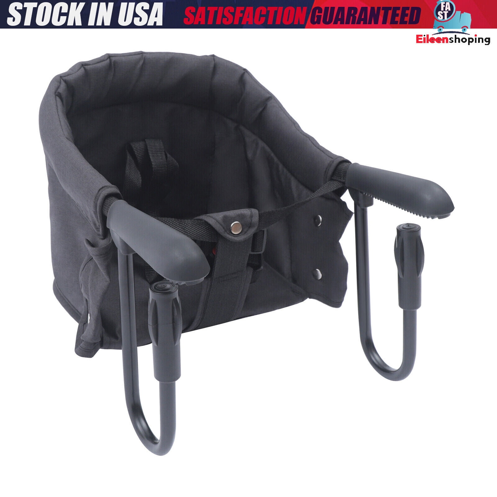 Hook On Chair Removable Clip on High Chair Portable Baby Feeding Seat ...