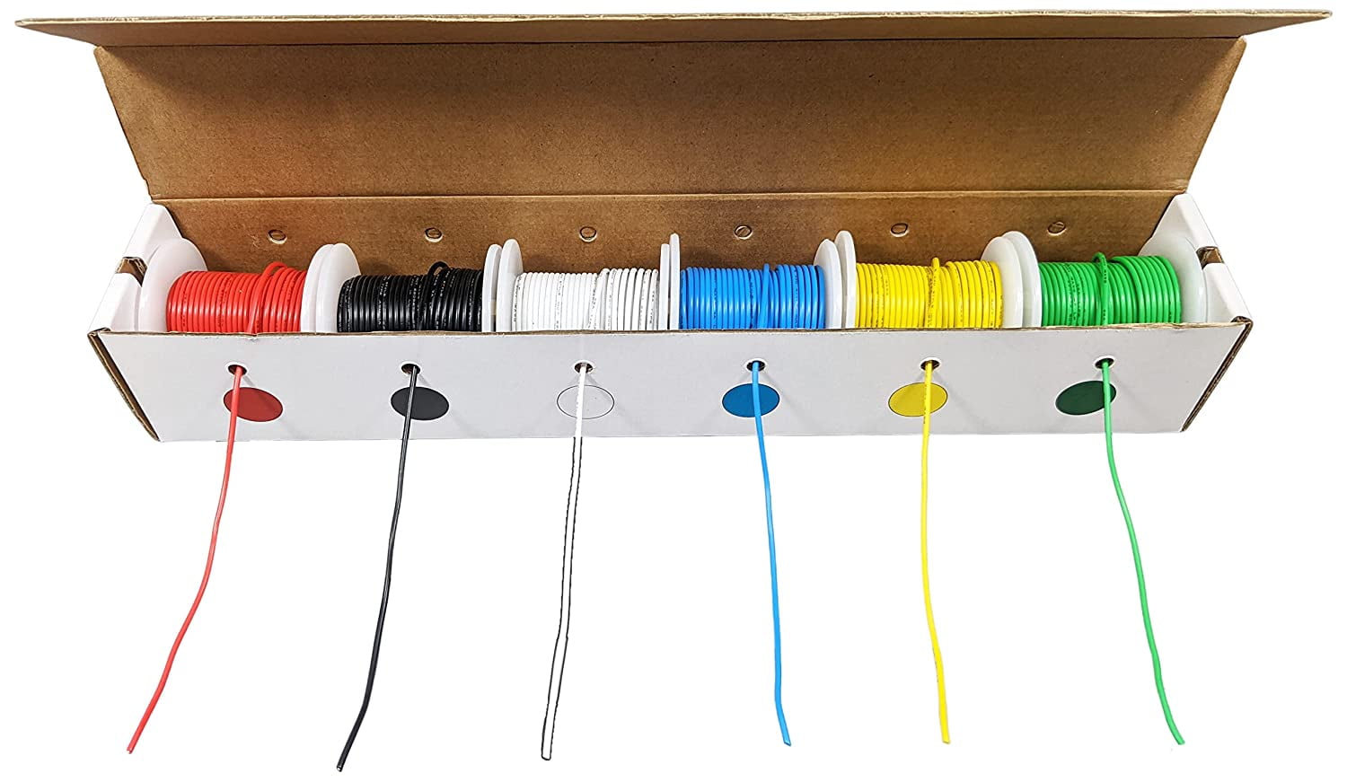 Hook-Up Wire Kit - Solid Wire, 18 Gauge (Six 25 Foot Spools) - Walmart.com