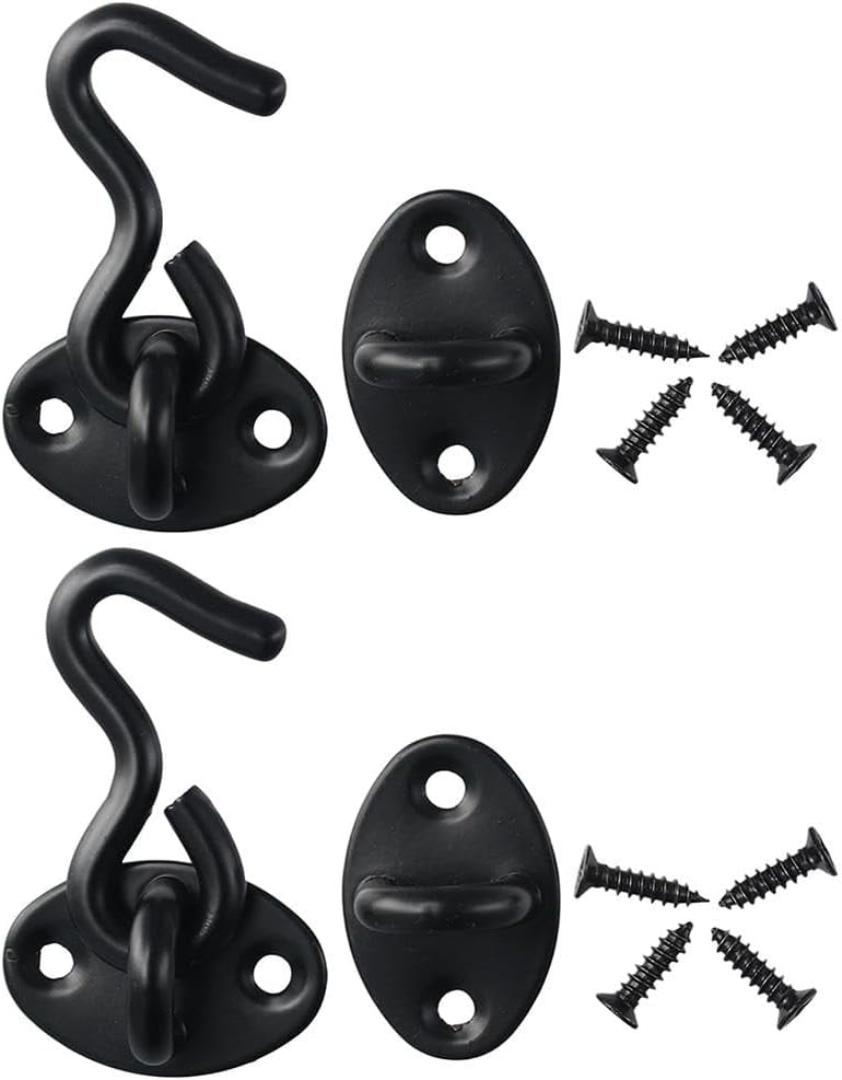 Hook and Eye Latch 2 Pcs Stainless Steel Easy to Install 2 inch Door ...