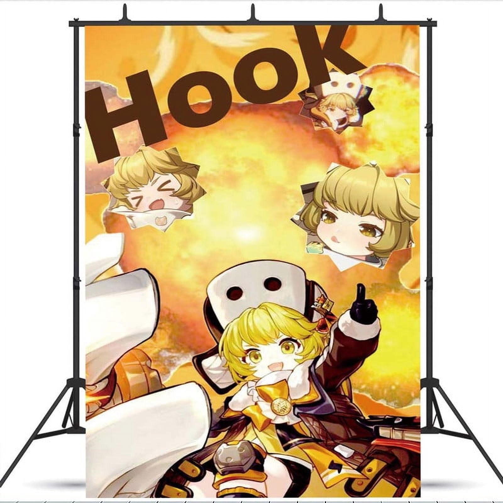 Hook honkai Star Rail Party Supplies Background Backdrop Taspestry ...