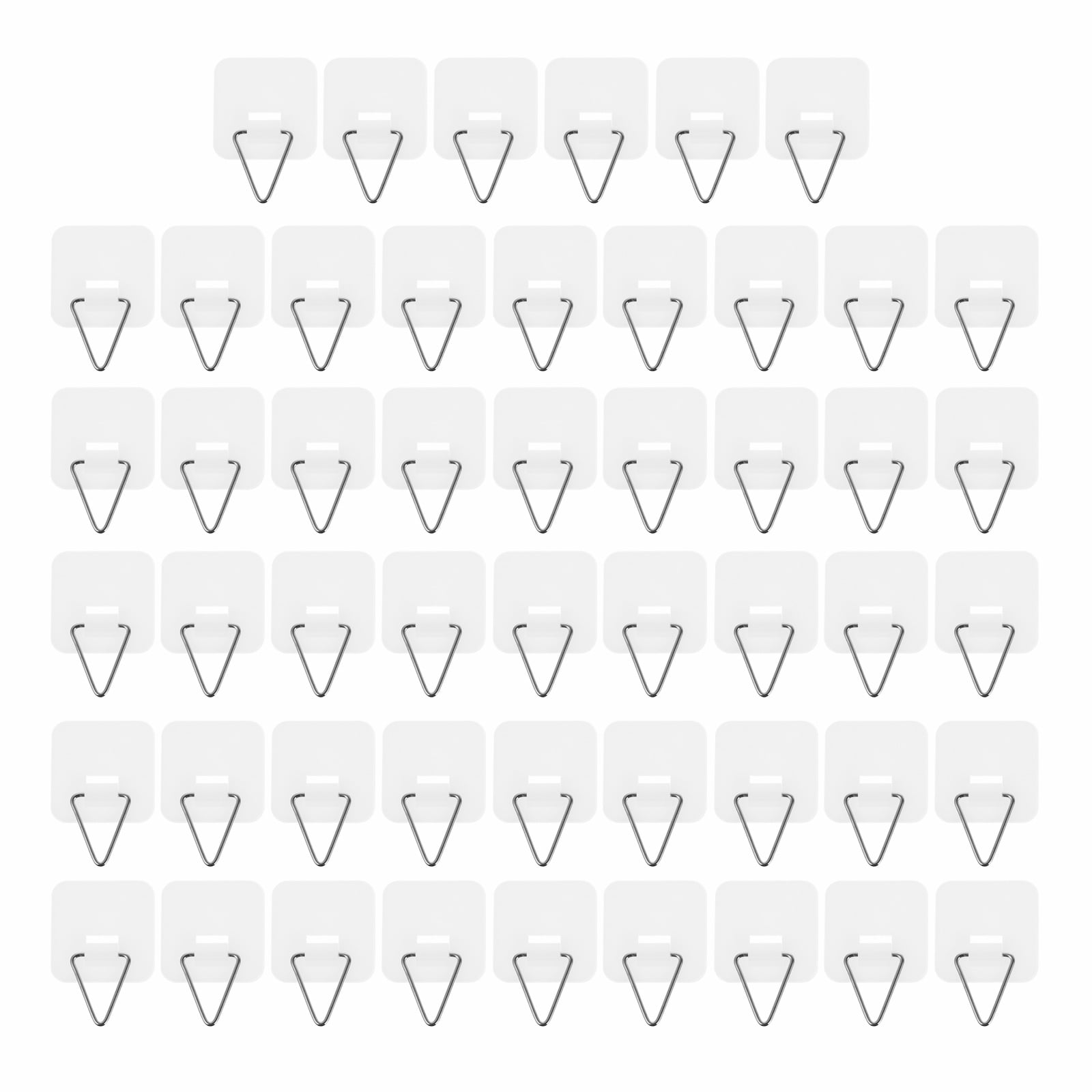 Hook up 50 Pcs Wall Plate Hanger Fixing Stand Space Save Saving Mounted ...