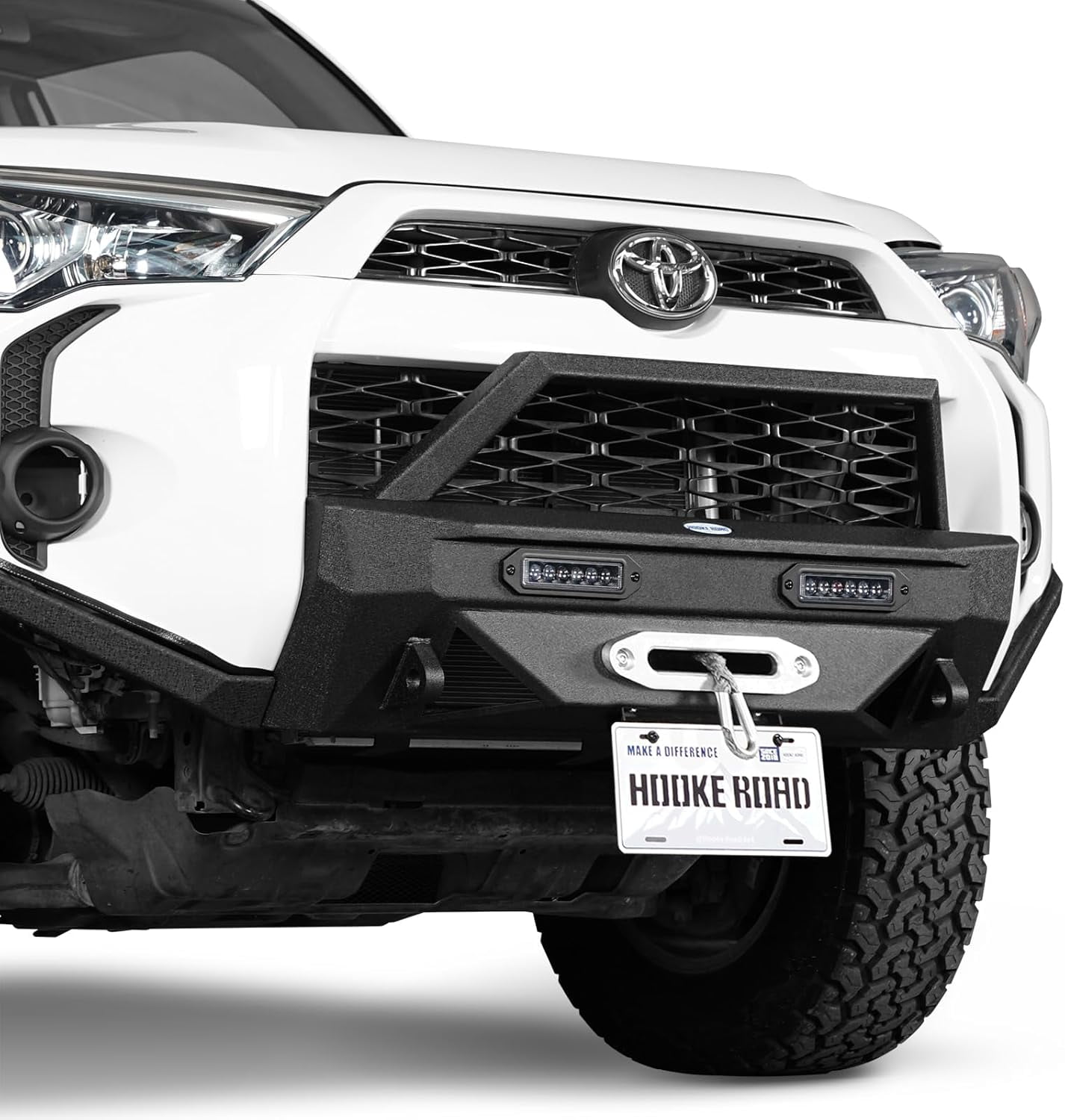 Hooke Road 4Runner Stubby Front Bumper for 2014-2024 Toyota 4Runner 5th ...