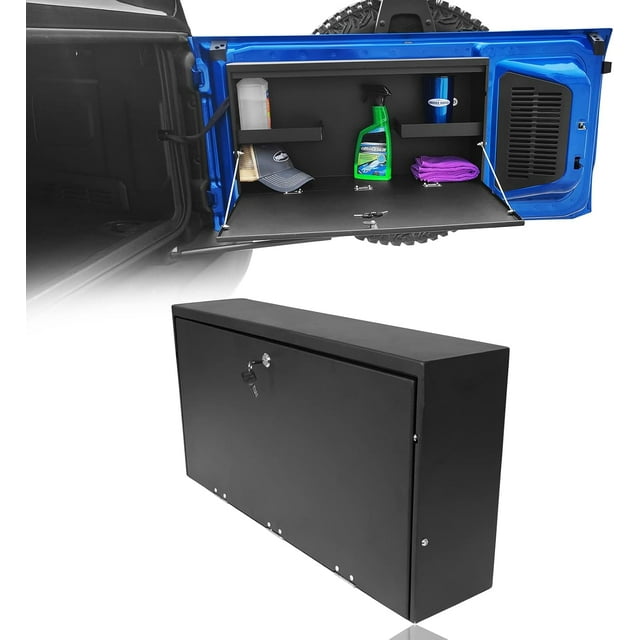 Hooke Road Bronco Tailgate Table Security Organizer w/Keys for 2021 ...