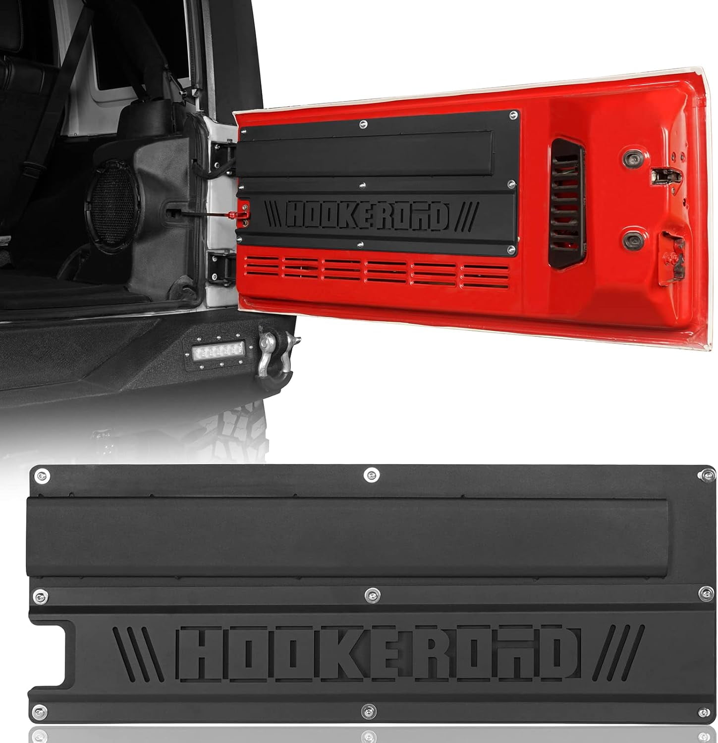 Hooke Road JK Rear Interior Tailgate Reinforcement Plate Panel ...