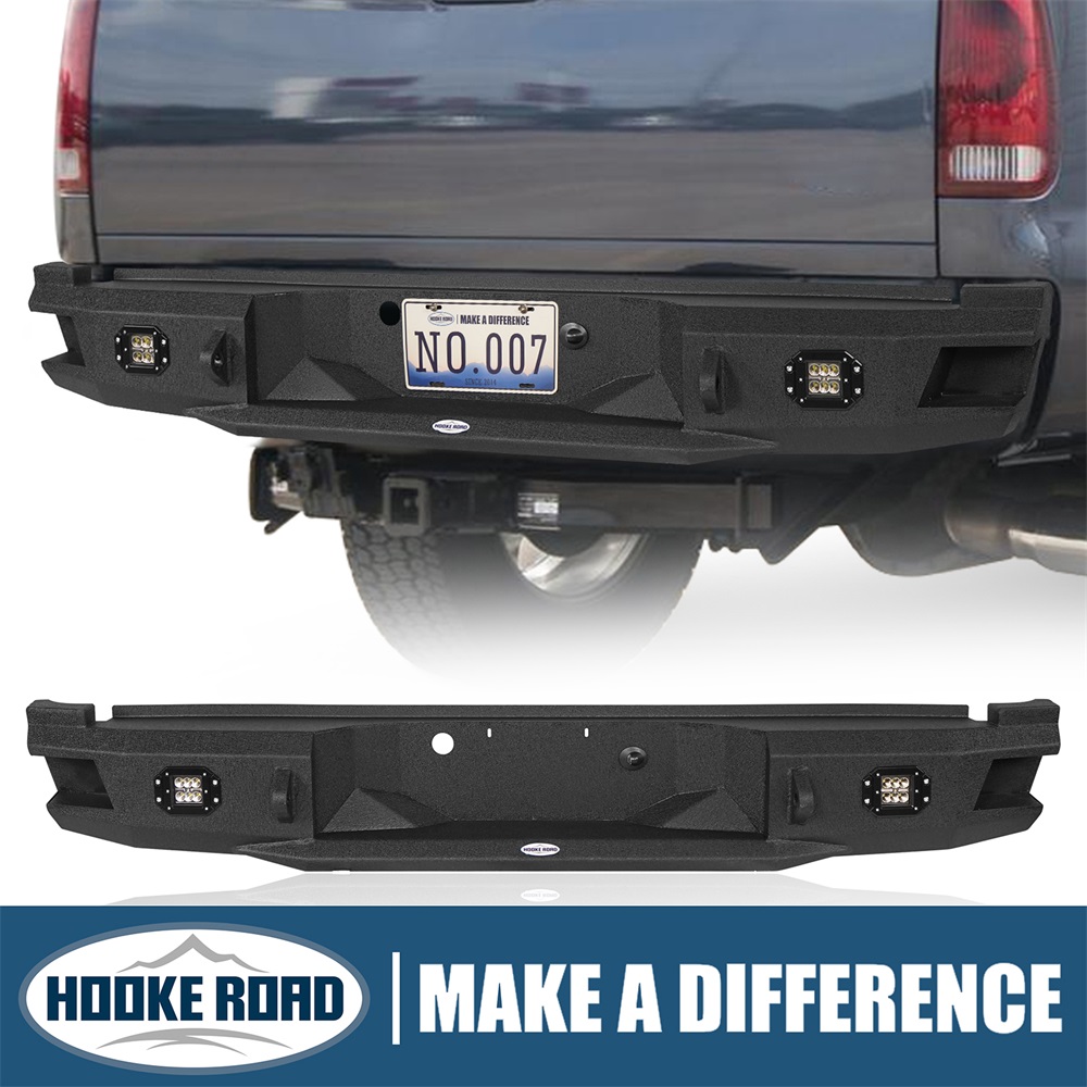 Hooke Road Rear Back Bumper Steel Fit Ford F150 2006 2007 2008 2009 ...