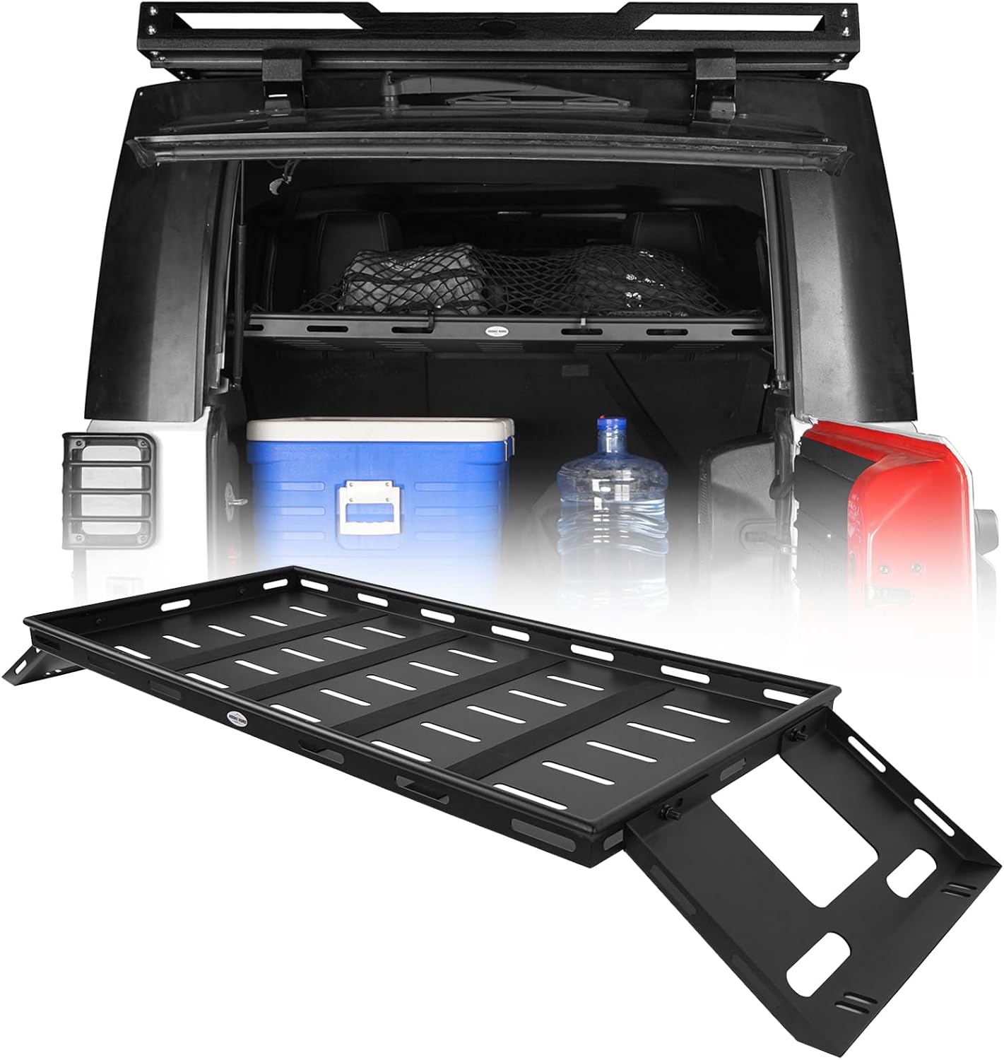Hooke Road Rear Trunk Cargo Rack Shelf Interior Storage Basket Luggage ...