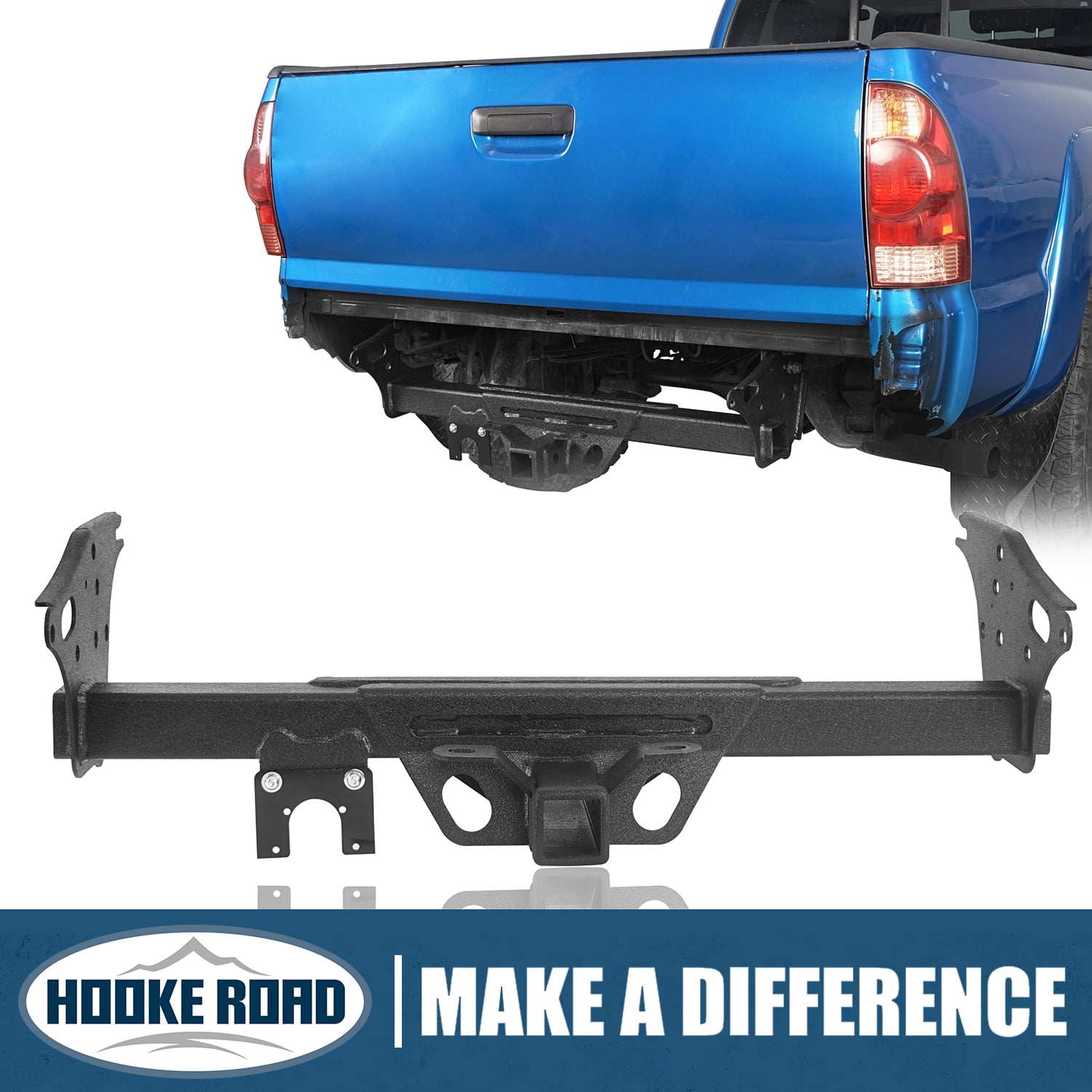 Hooke Road Truck Receiver Tow, Class III 2-Inch Standard Trailer Hitch ...