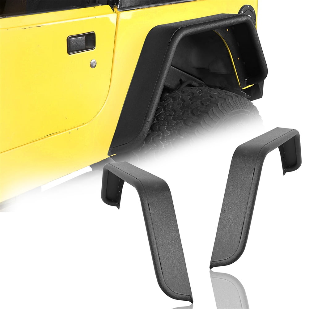 Hooke Road Steel Rear Tubular Fender Flares Textured Black Fit 1997 ...