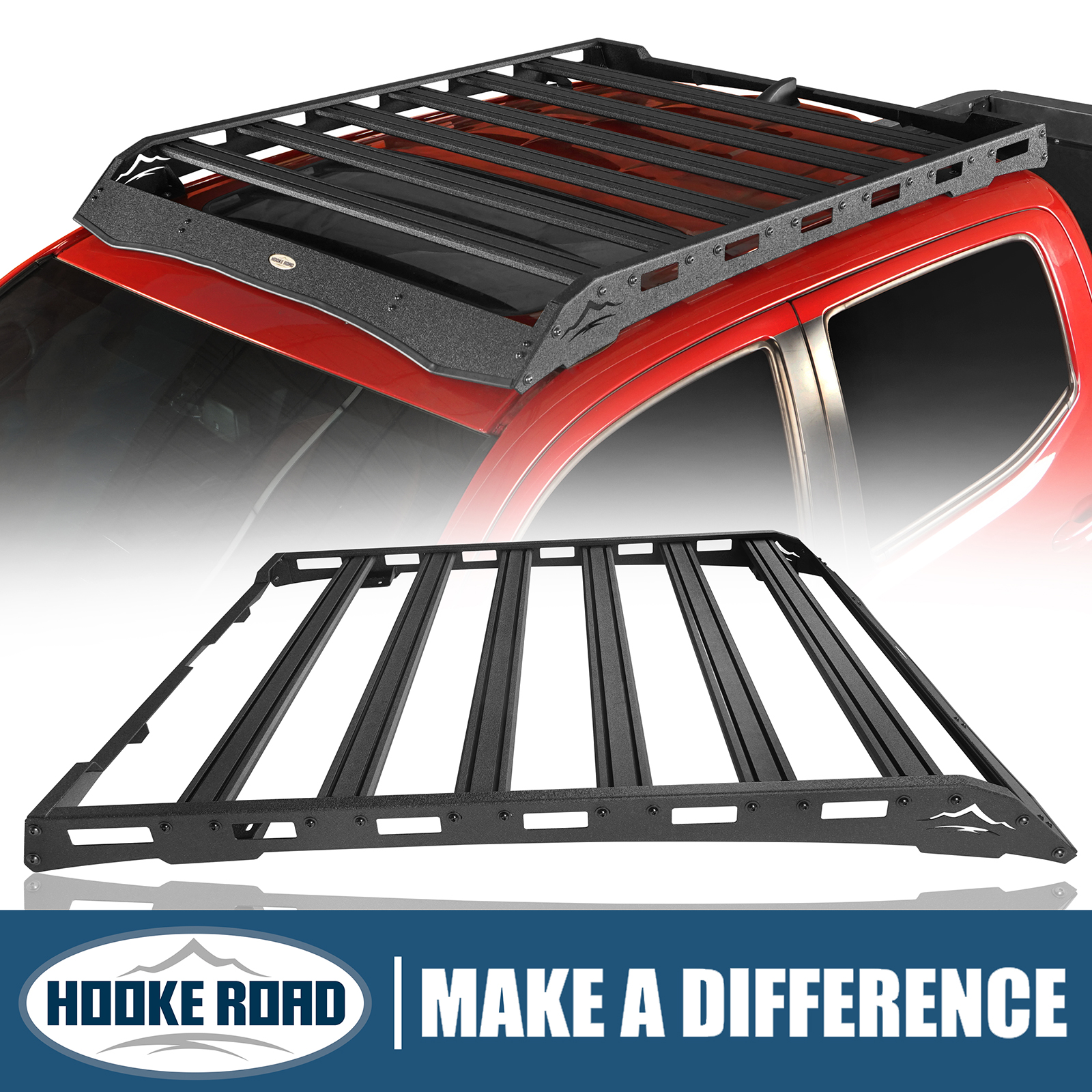 Black Horse Off Road Traveler Roof Rack Aluminum Aluminum Trrb2 ...