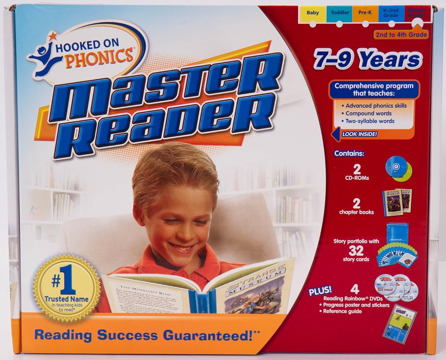 Hooked on Phonics Master Reader - 7-9 Years - 2nd to 4th Grade ...