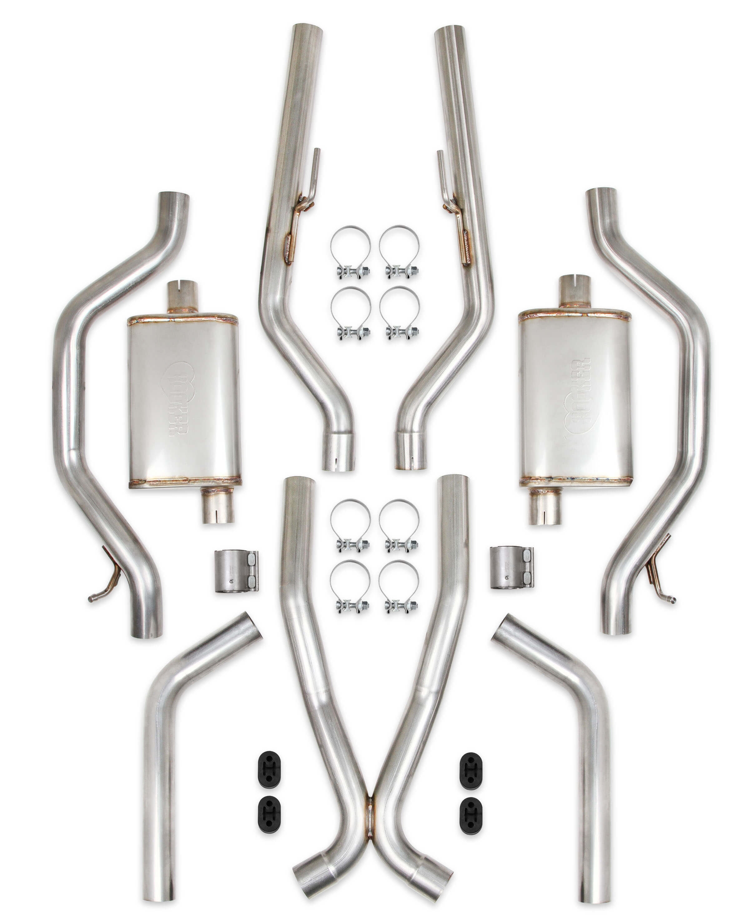 Hooker BlackHeart BH14252 Hooker BlackHeart LS SWAP Header Back Exhaust ...