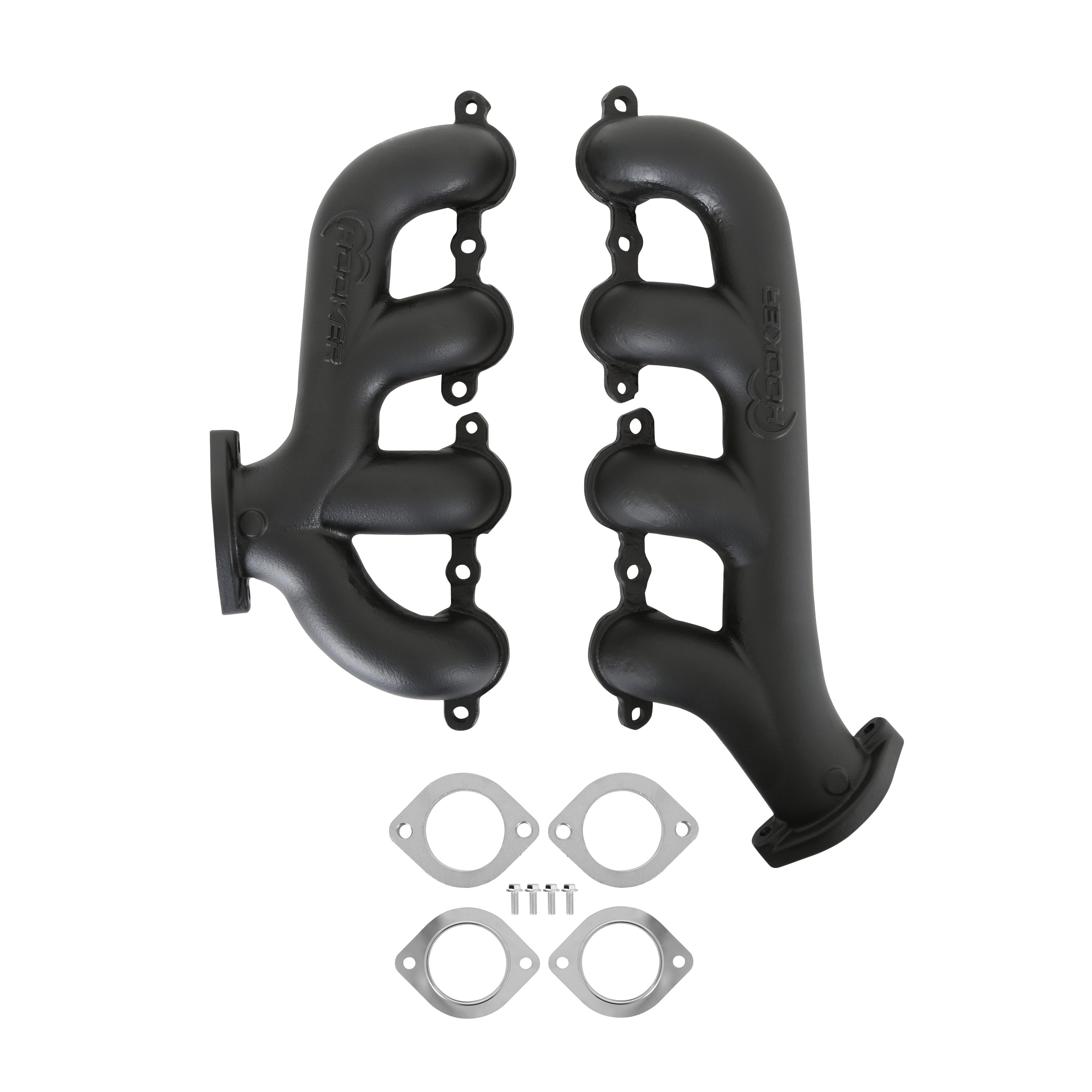Hooker Blackheart 8506-3HKR LS Swap Exhaust Manifolds - Rear SBC Exit ...